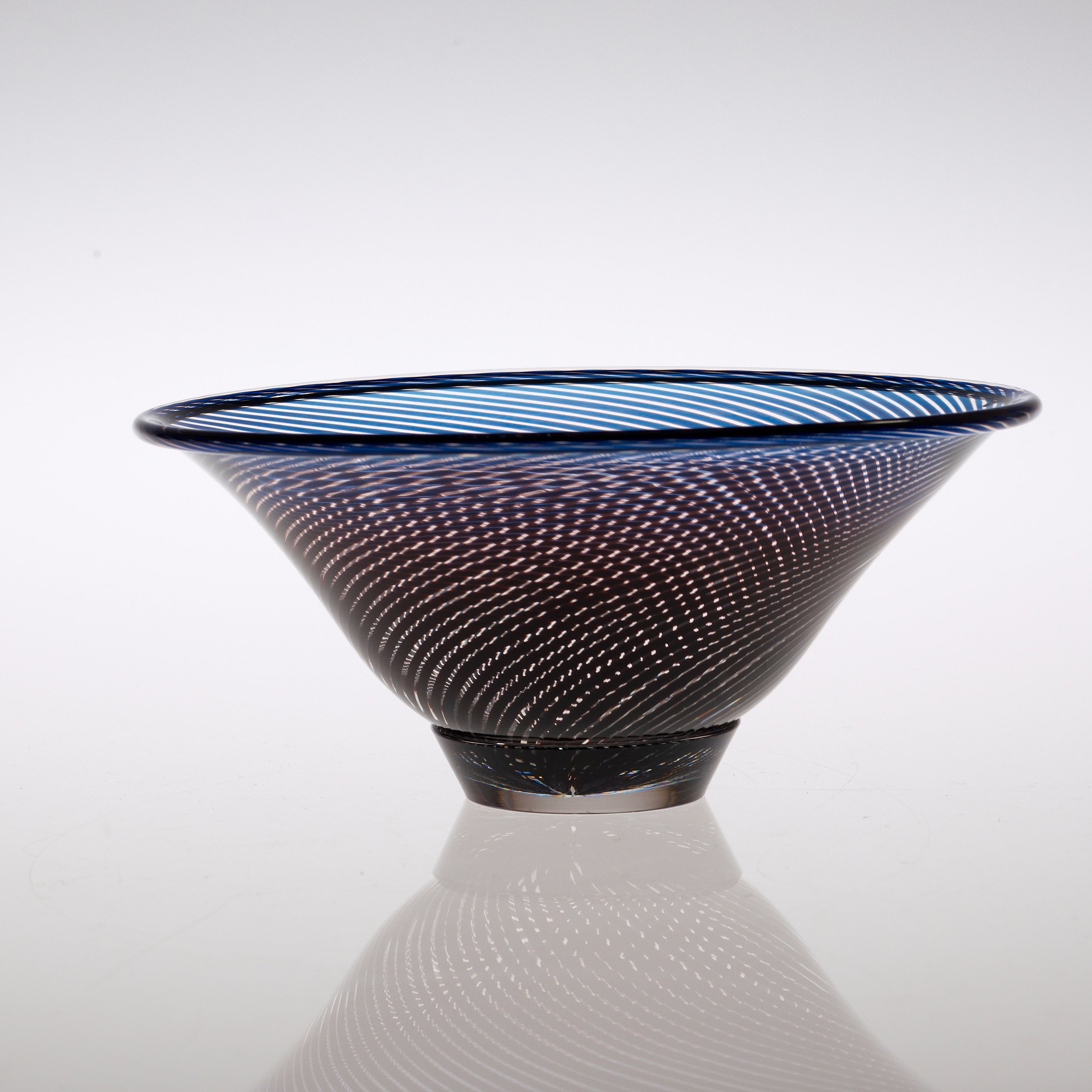 Edward Hald, An Edward Hald 'Slipgraal' glass bowl, Orrefors 1955 ...