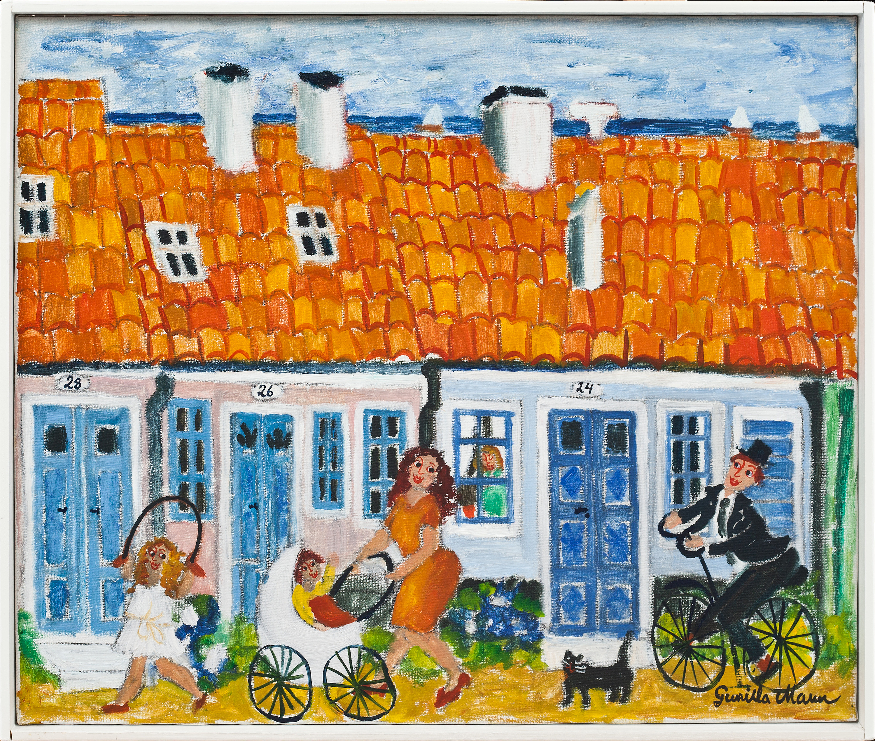 GUNILLA MANN, olja på duk. Signerad. - Bukowskis