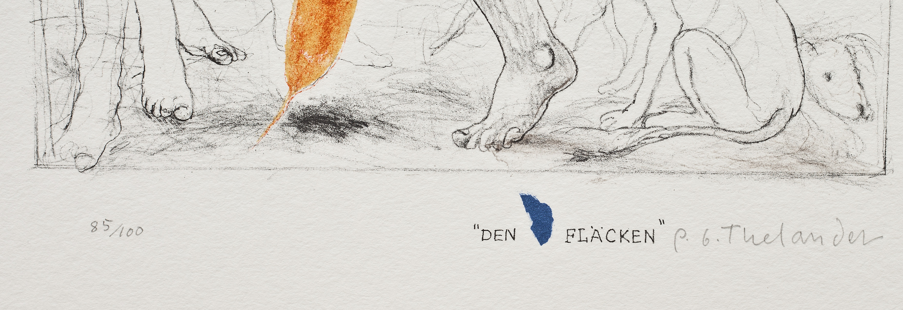 PÄR GUNNAR THELANDER, färgetsning. Signerad. Numrerad 85/100. - Bukowskis