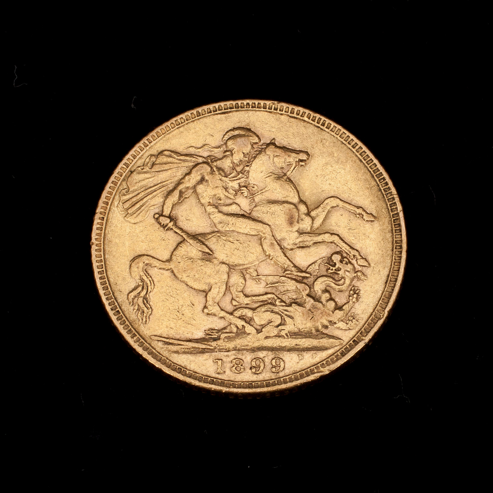 GULDMYNT, England 1899. Vikt ca 7,9 g. - Bukowskis