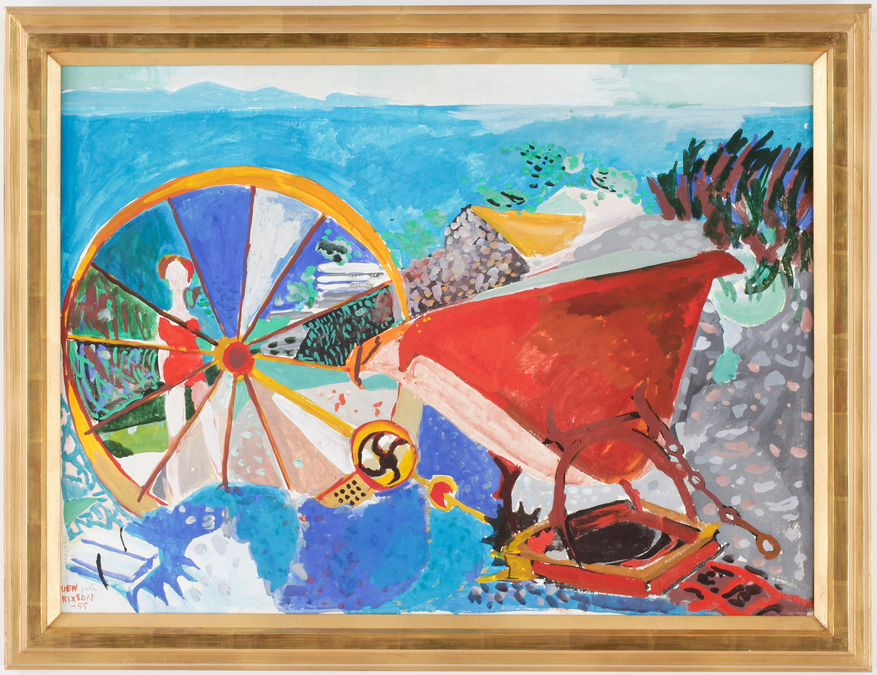 SVEN X:ET ERIXSON. Olja på duk. Sign Sven Erixson o dat 1955. - Bukowskis