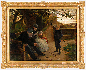 LIONEL PERCY SMYTHE. Duk, signerad L.P Smythe. - Bukowskis