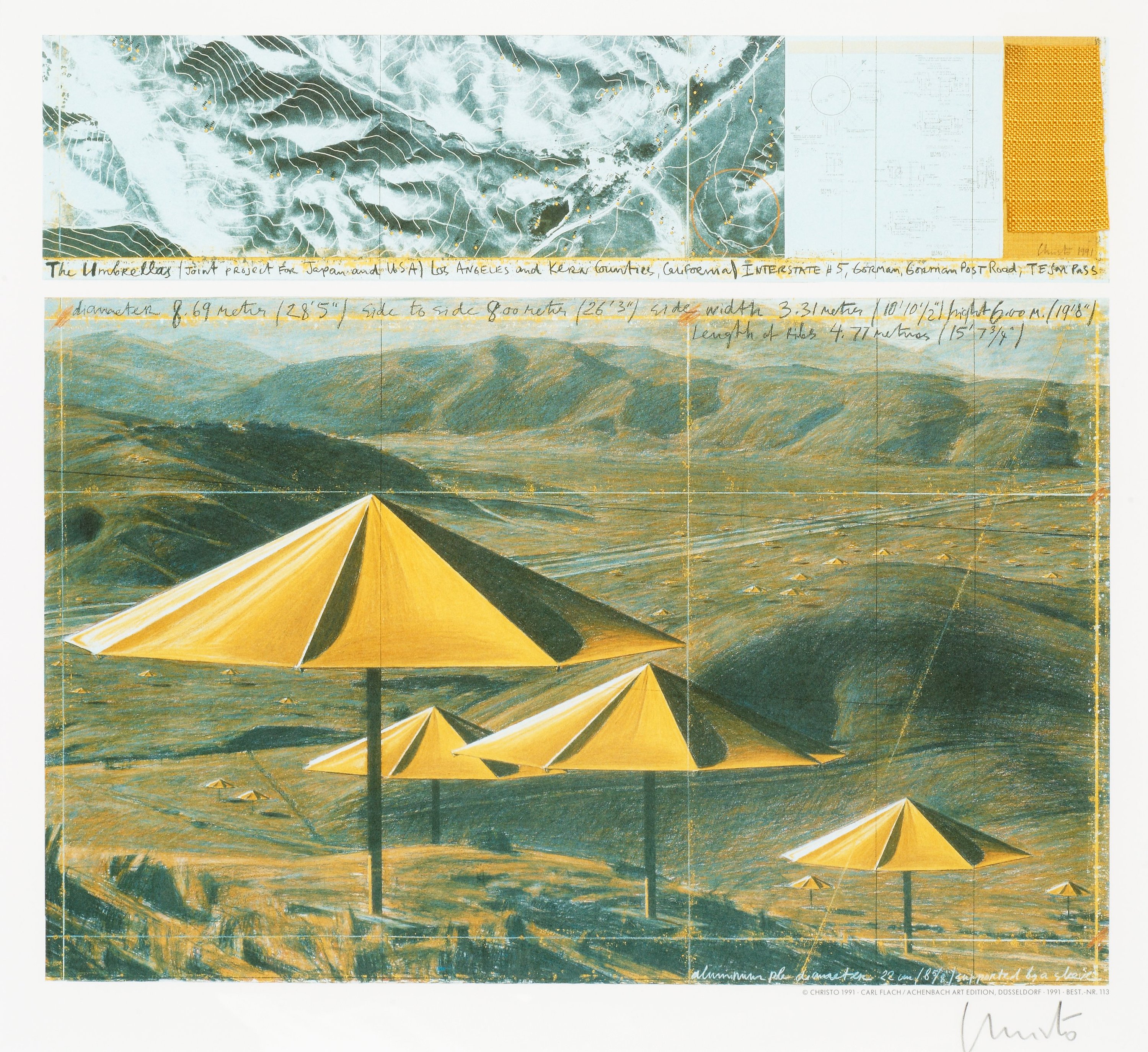 Christo & Jeanne-Claude, "The umbrellas (Joint project for Japan and ...