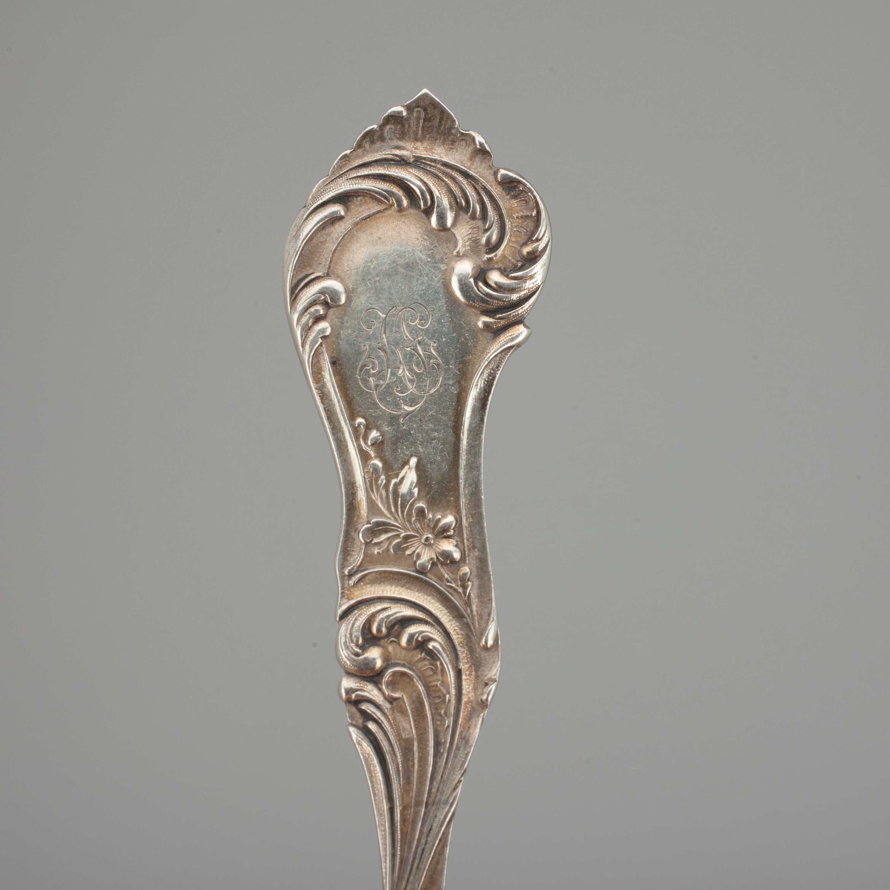 SKEDAR, 8 st, silver, Johan Viktor Aarne, Wiborg 1915. Vikt 540 g ...