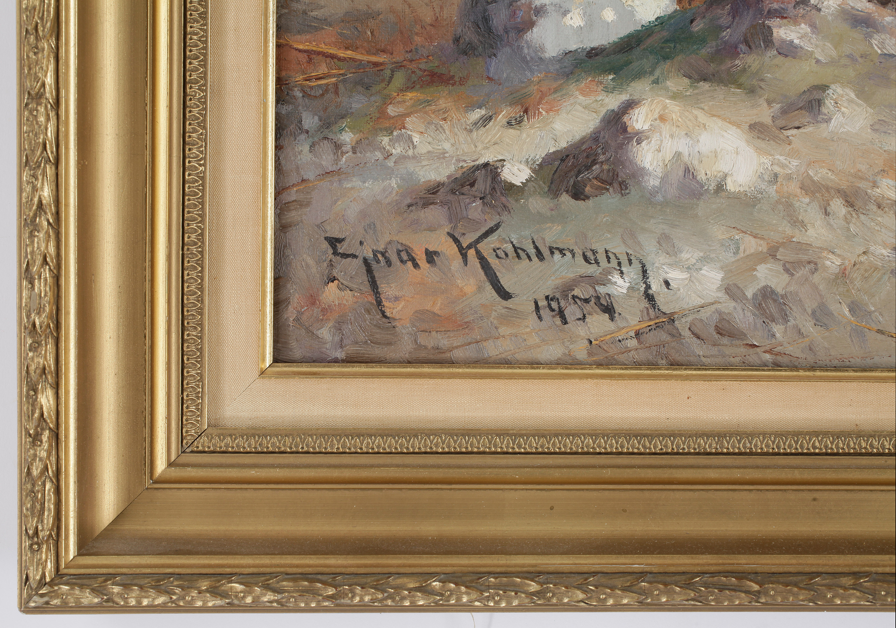 EJNAR KOHLMANN, olja på duk. Signerad och daterad 1954. - Bukowskis