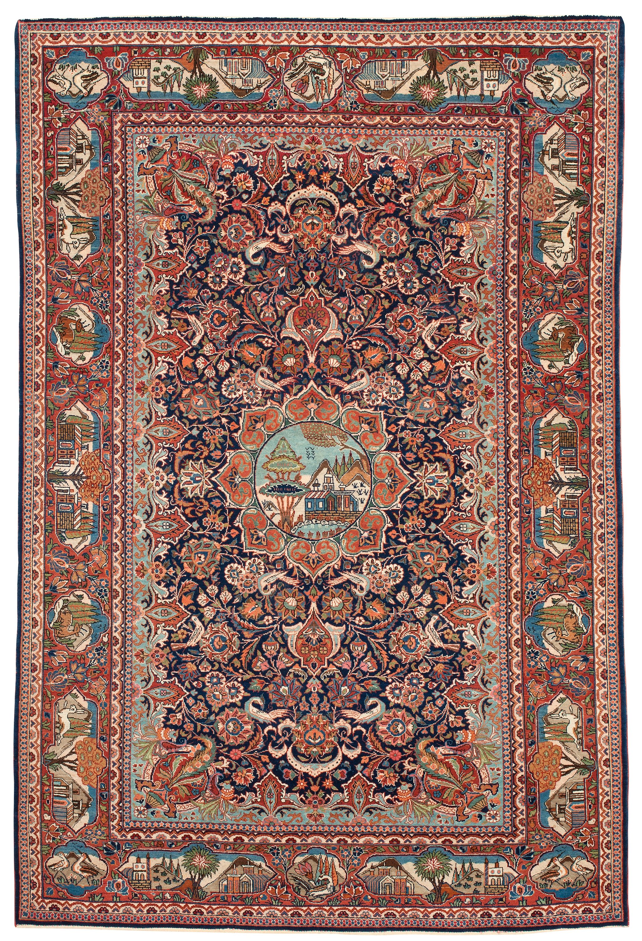 SEMI-ANTIQUE KASHAN. 197,5 x 133 cm. - Bukowskis