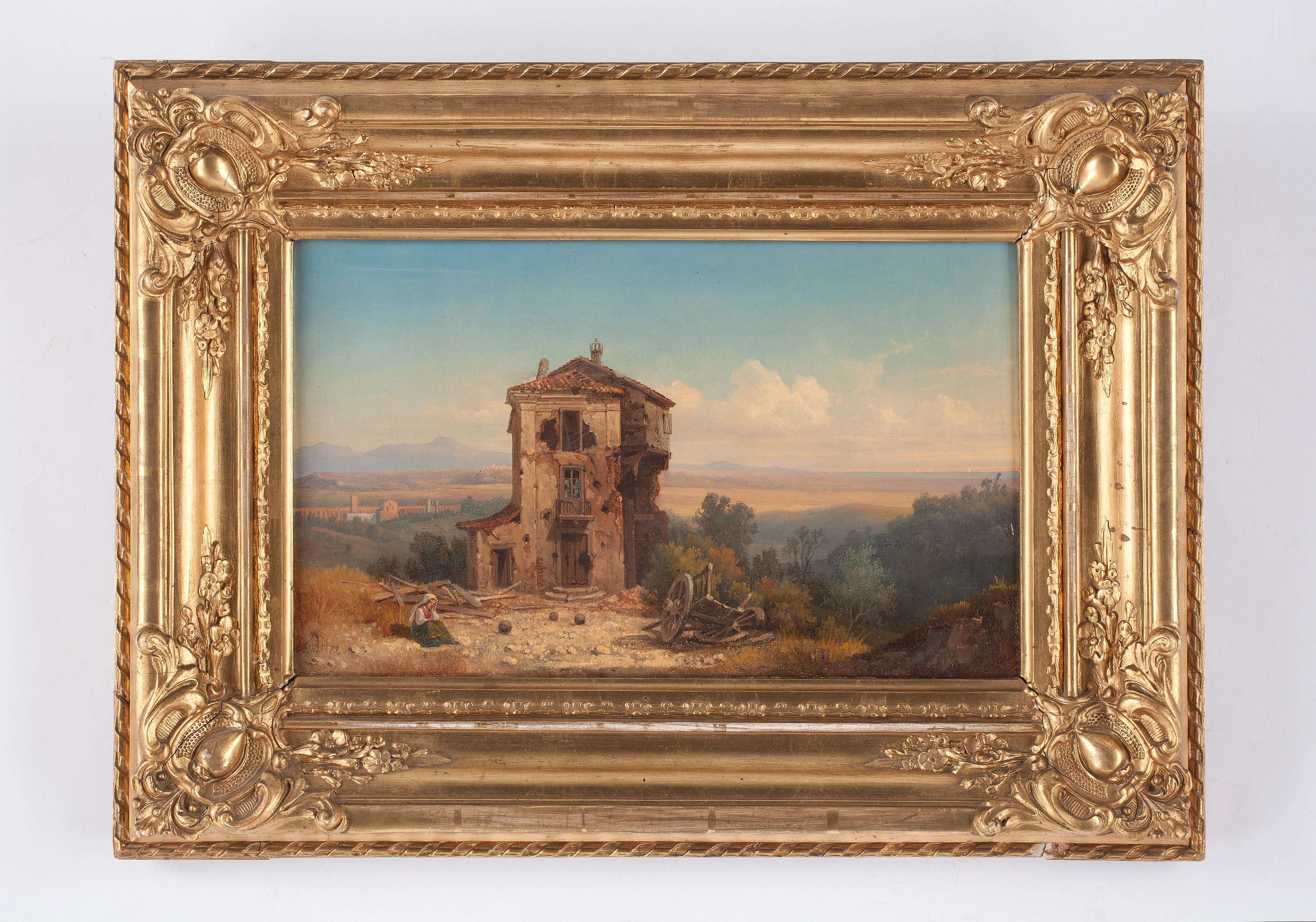 Gustaf Wilhelm Palm, "Romerska Campagnan". - Bukowskis