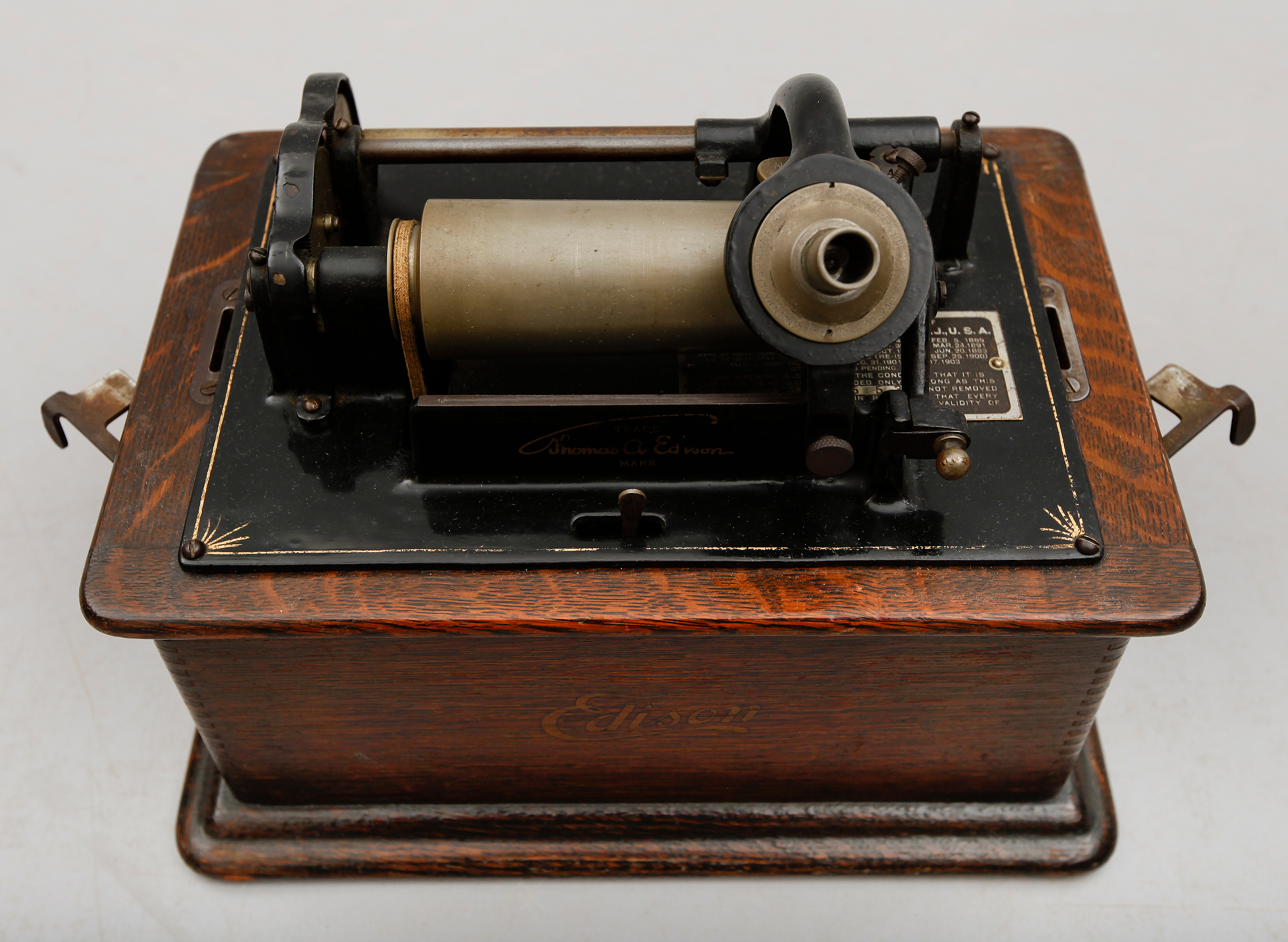 FONOGRAF, Thomas A Edison, Orange, USA, tidigt 1900-tal. - Bukowskis