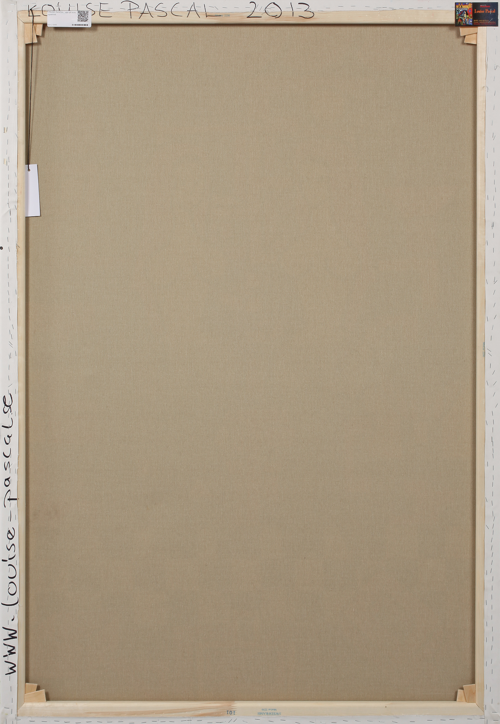 LOUISE PASCAL, olja på duk, signerad. - Bukowskis