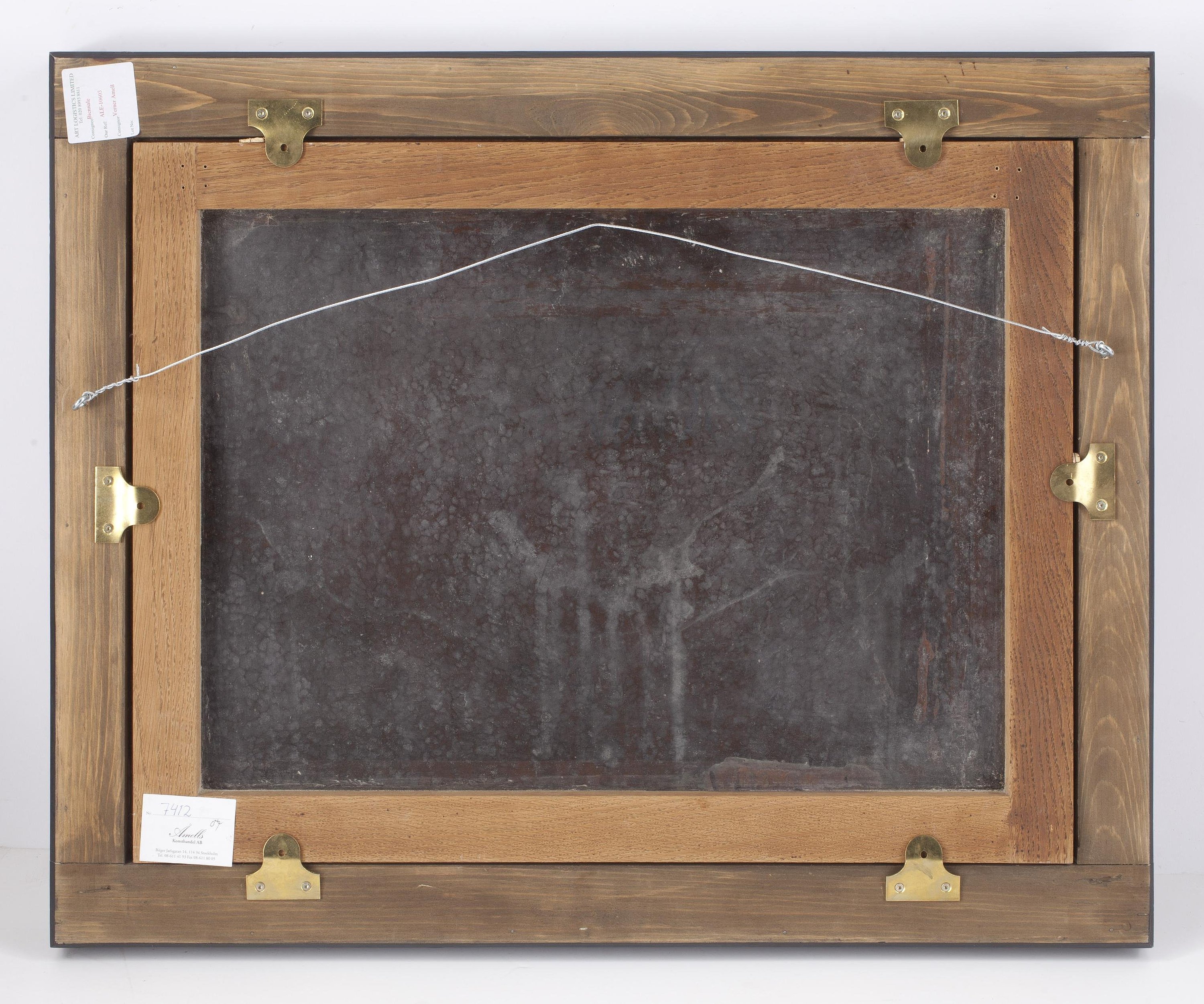 Anton (Antoine) Mirou, Landscape with hunters. - Bukowskis