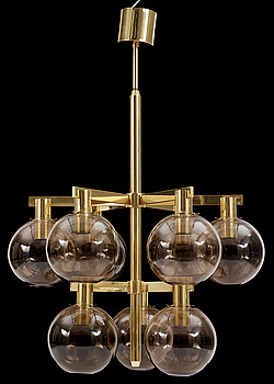 TAKLAMPA, Hans-Agne Jakobsson, Markaryd, 1970-tal. Höjd 114cm. - Bukowskis