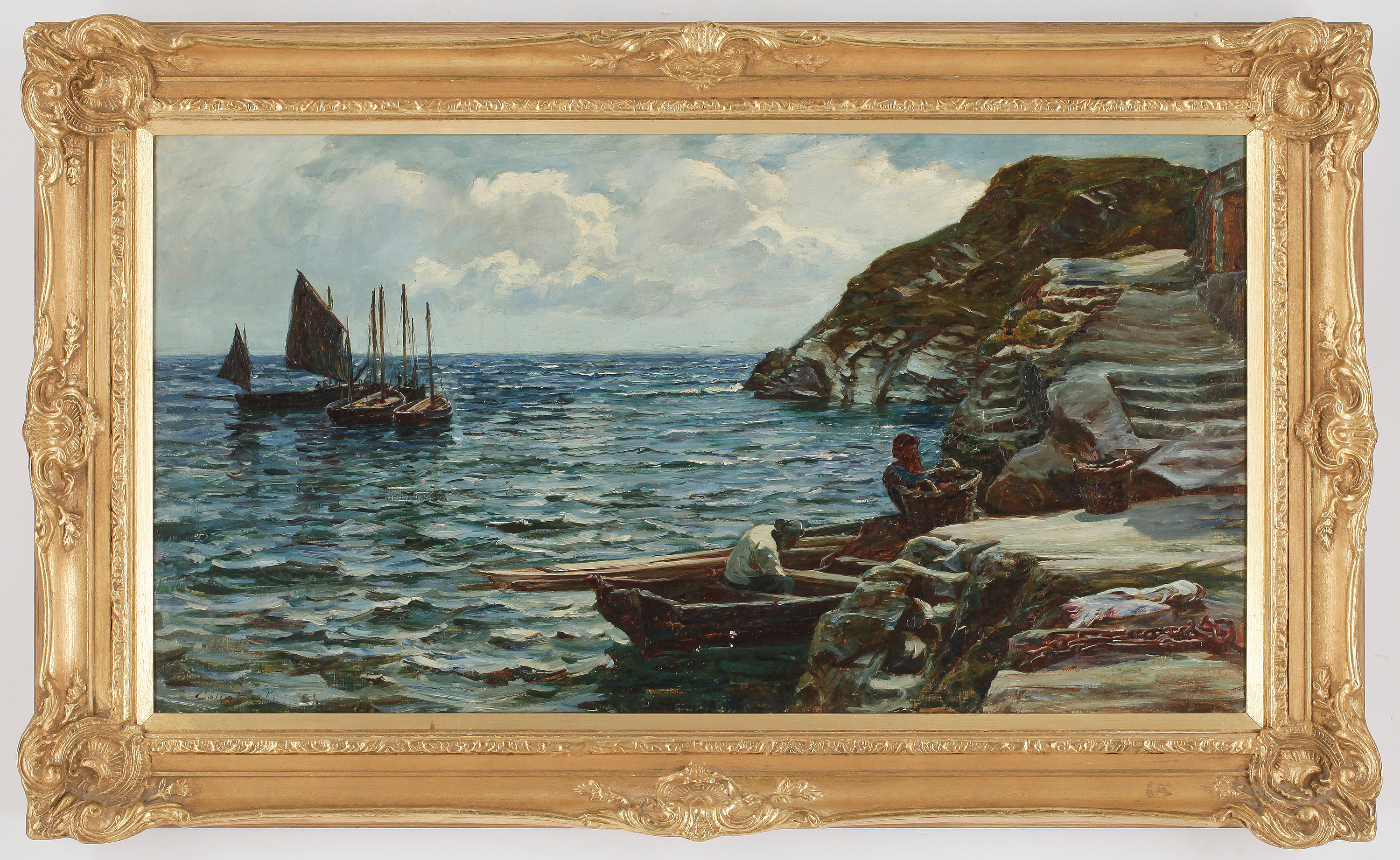 Colin Hunter, COLIN HUNTER. Oil on canvas. Sign Colin Hunter and dated ...