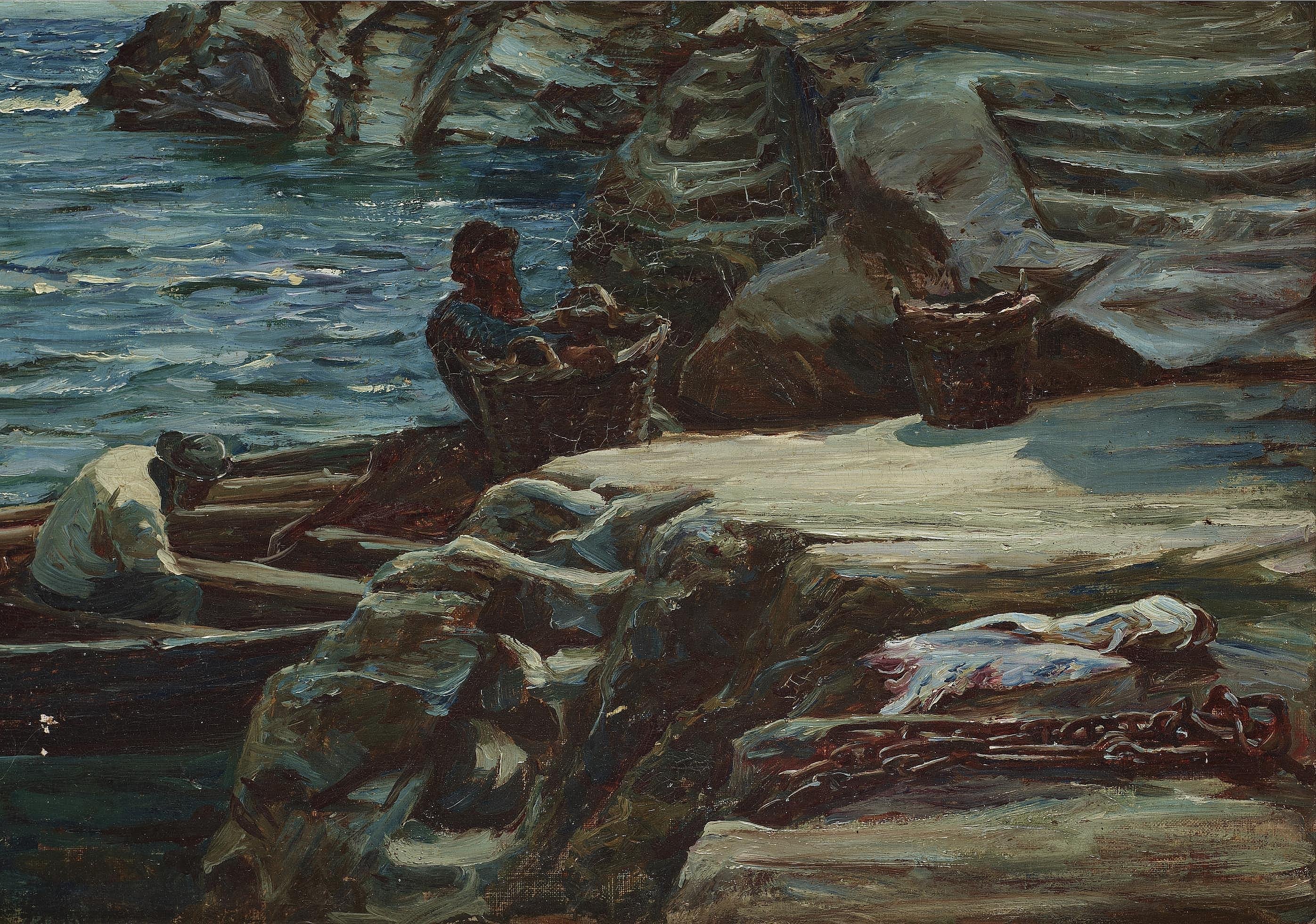 Colin Hunter, COLIN HUNTER. Oil on canvas. Sign Colin Hunter and dated ...