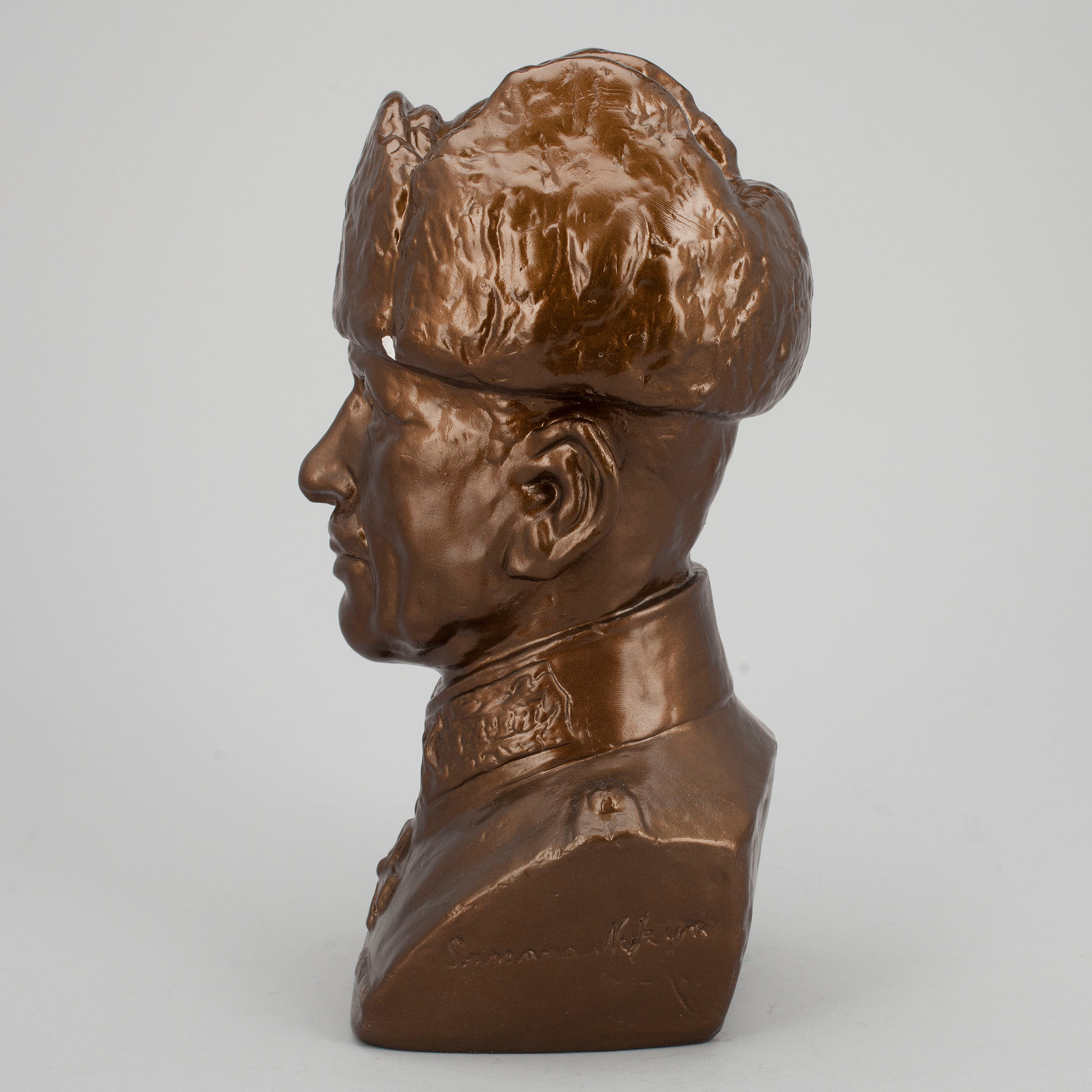 SUSANNA NYKYRI, bronserad gips, signerad. Mannerheim. 1900-talets andra ...
