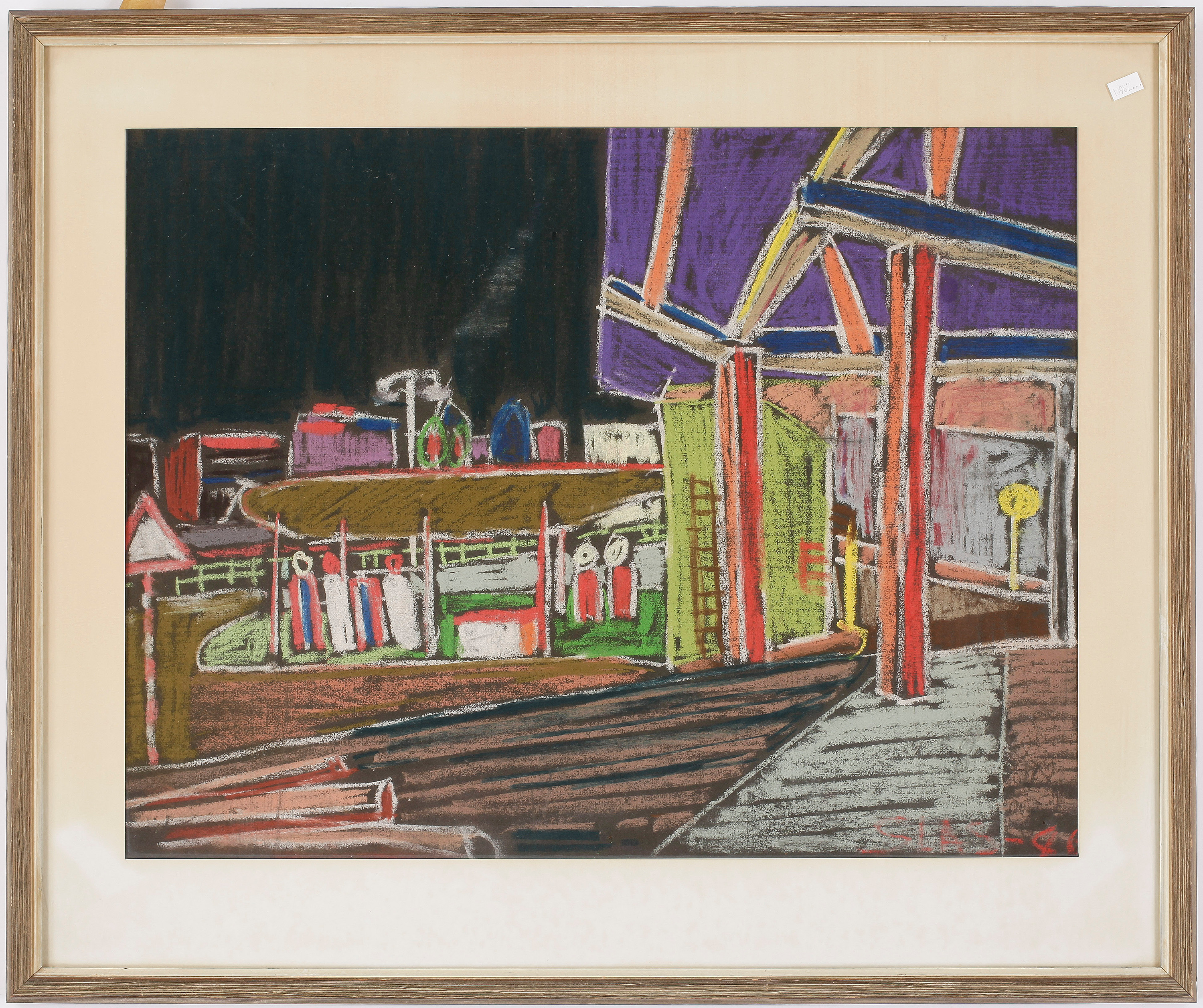 STIG CLAESSON (SLAS), pastell på papper, signerad och daterad -81 ...