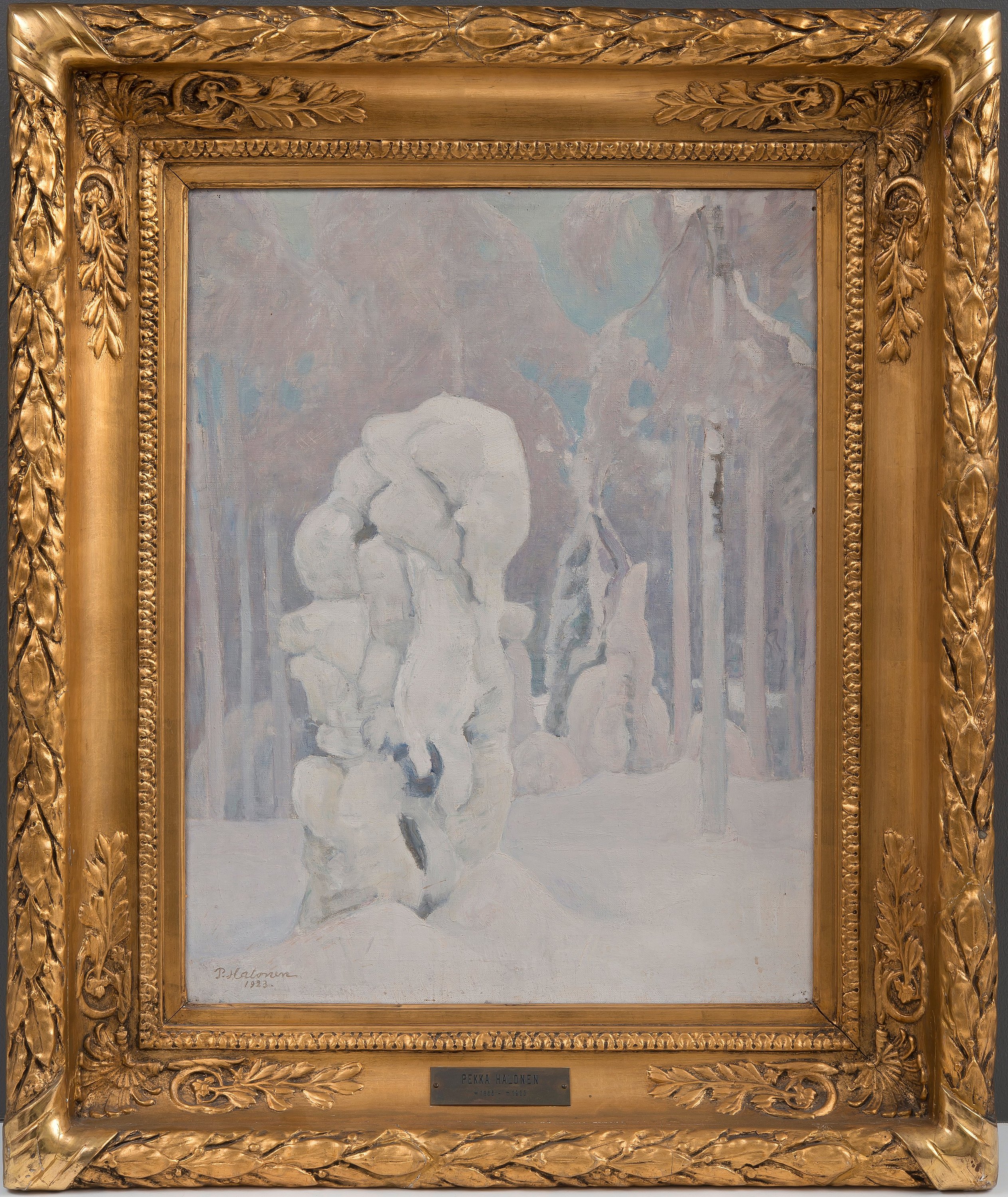 Pekka Halonen, "KINAHMIN TALVI". - Bukowskis