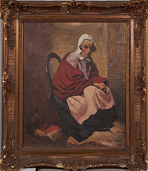 AUGUST FRIEDRICH SIEGERT, olja på duk, signerad. - Bukowskis