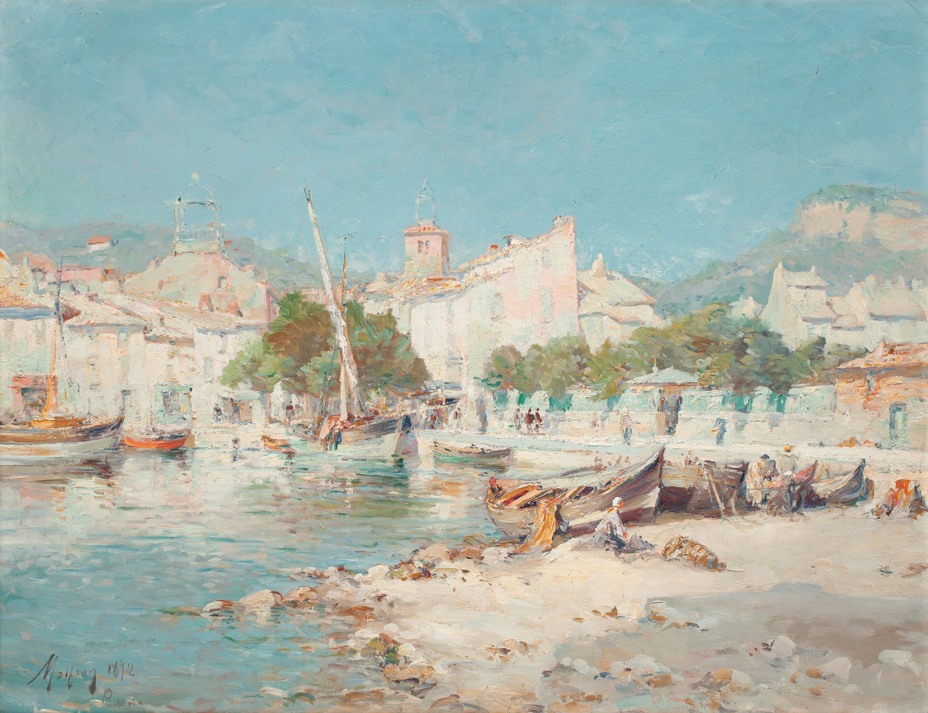 Charles Malfroy, Motif from Cassis. - Bukowskis