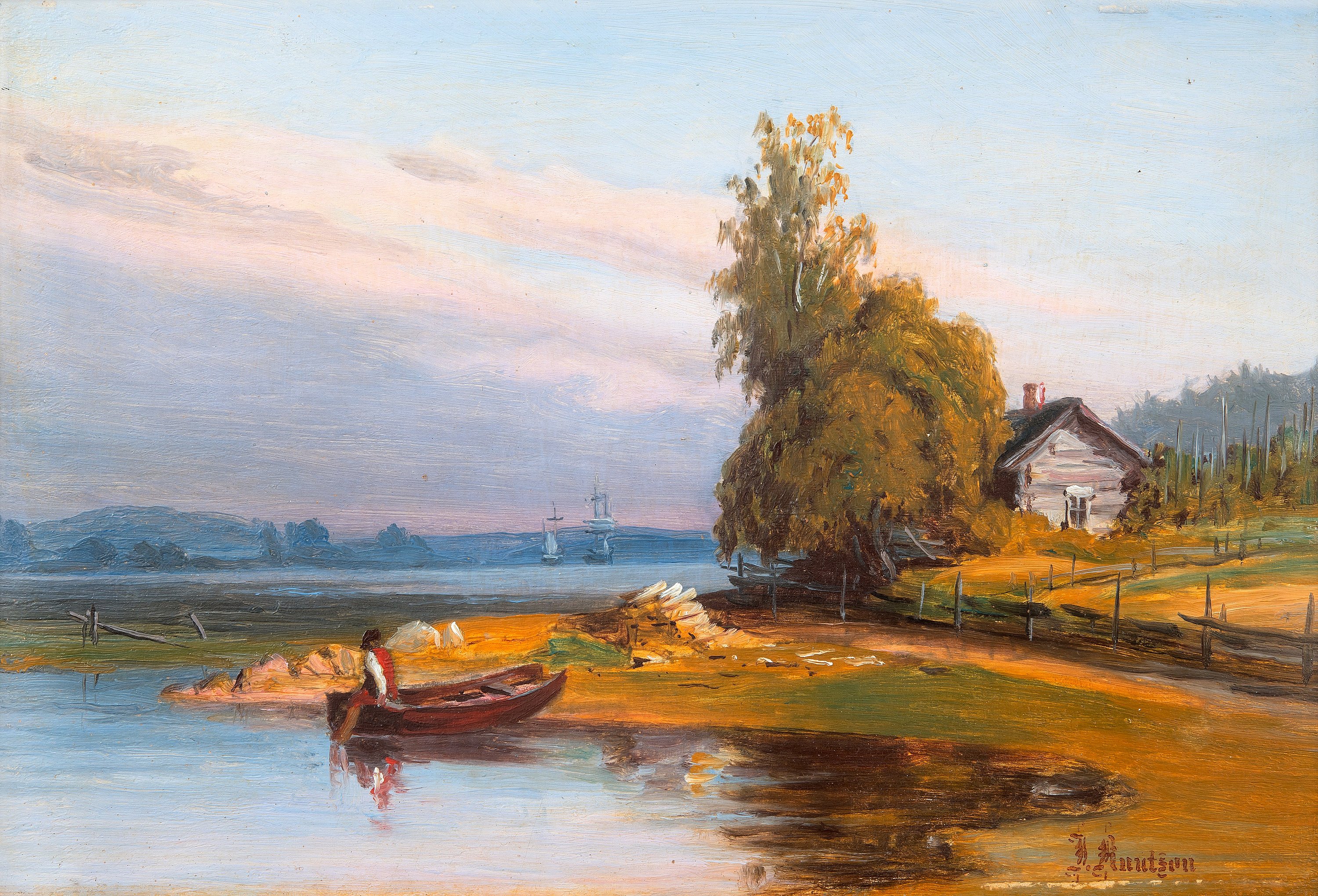 Johan Knutson, LANDSCAPE FROM THE ARCHIPELAGO. - Bukowskis