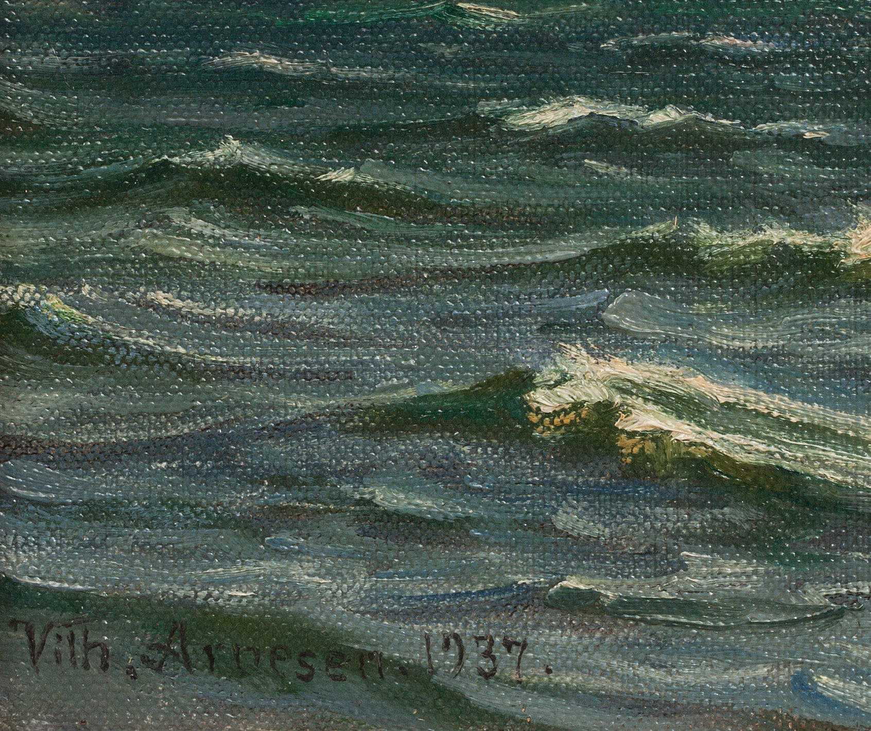 VILHELM ARNESEN, olja på duk, signerad och daterad 1937. - Bukowskis