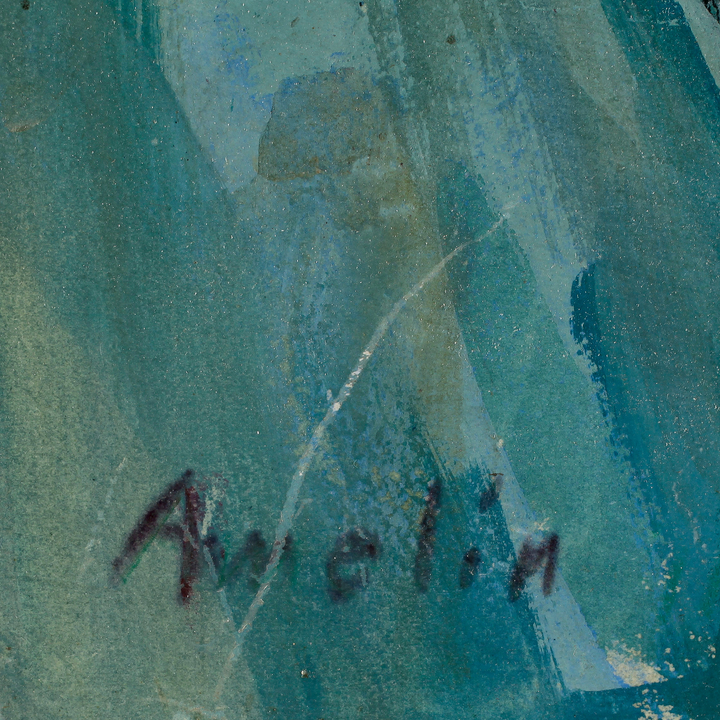 ALBIN AMELIN, olja på duk på pannå, sign. - Bukowskis