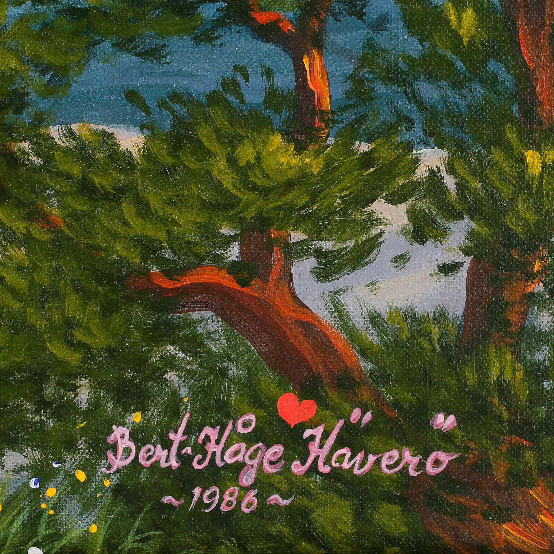 BERT HÅGE HÄVERÖ, olja på duk, signerad o daterad 1986. - Bukowskis