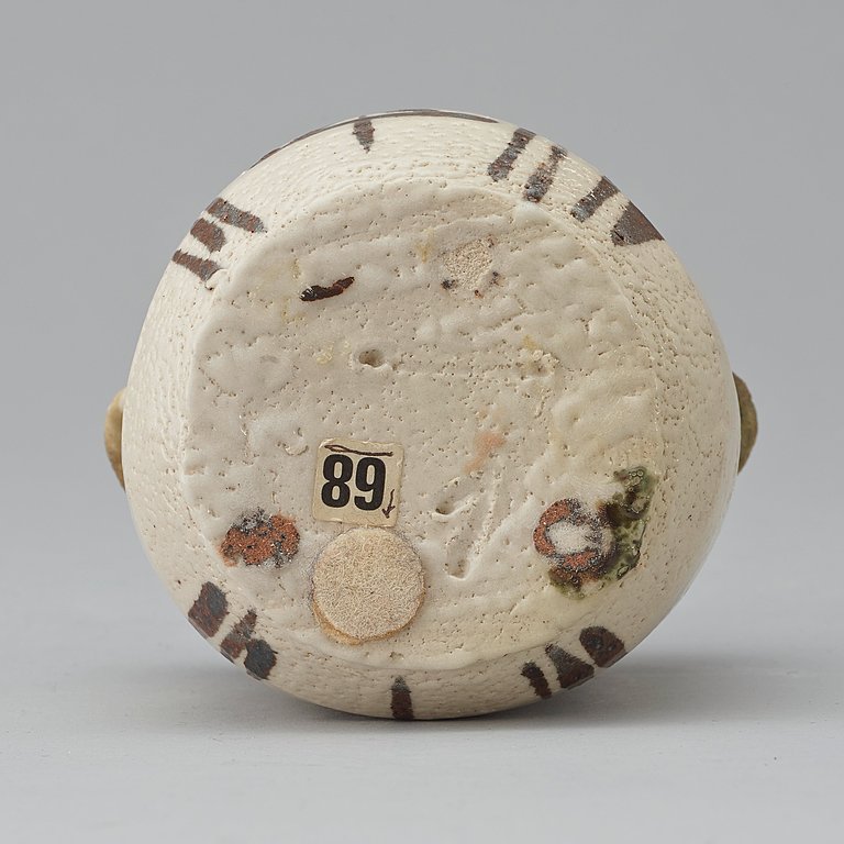A Japanese stoneware vase, attributed to Wakao Toshisada. - Bukowskis