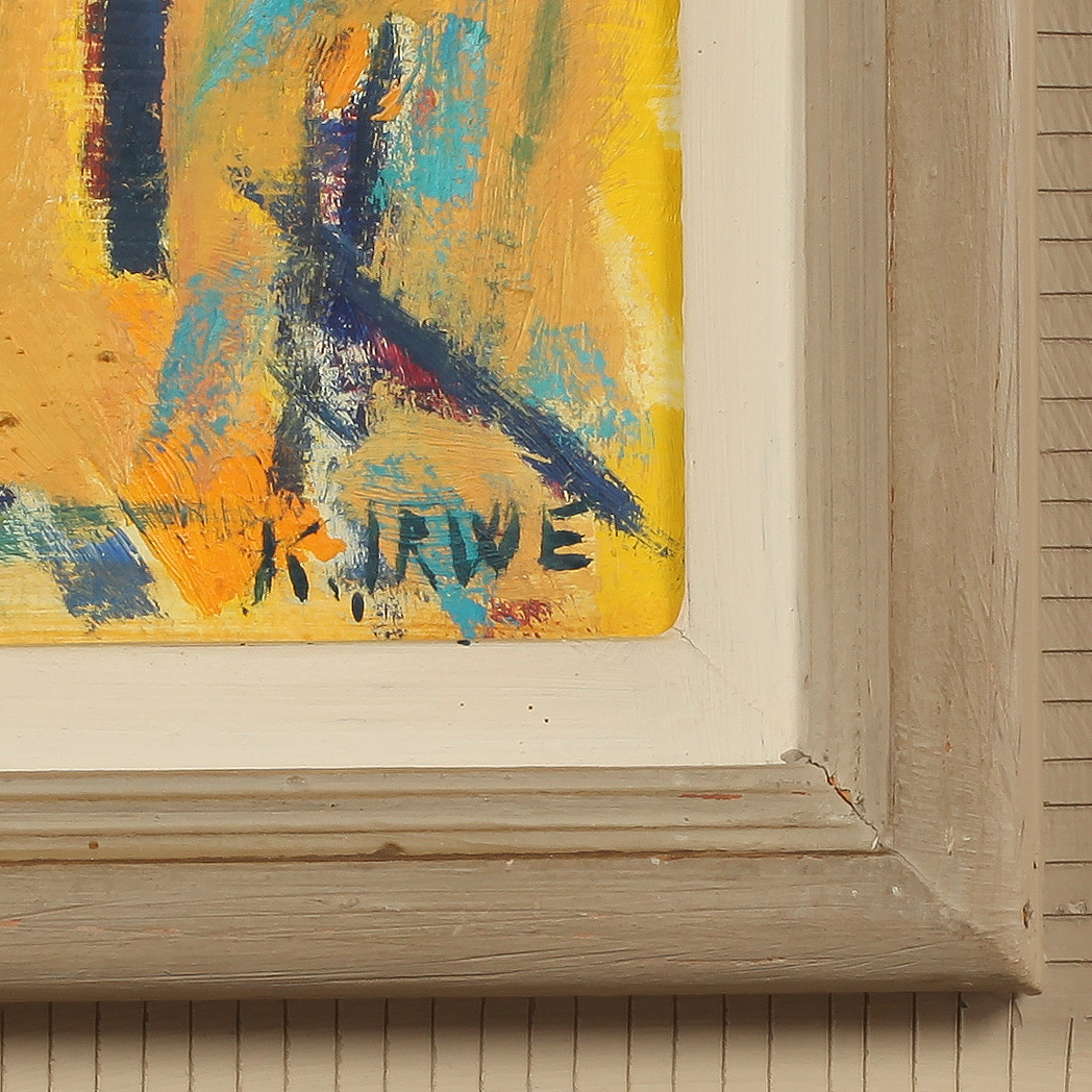 KNUT IRWE, olja på pannå, signerad. - Bukowskis