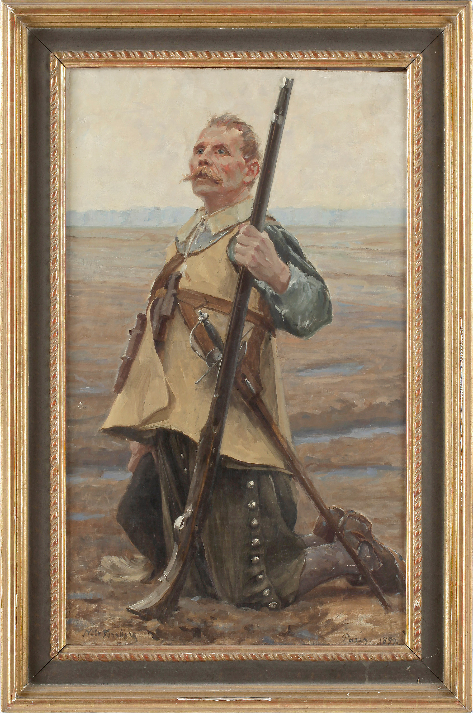 NILS FORSBERG, olja på duk, signerad och daterad Paris 1899. - Bukowskis