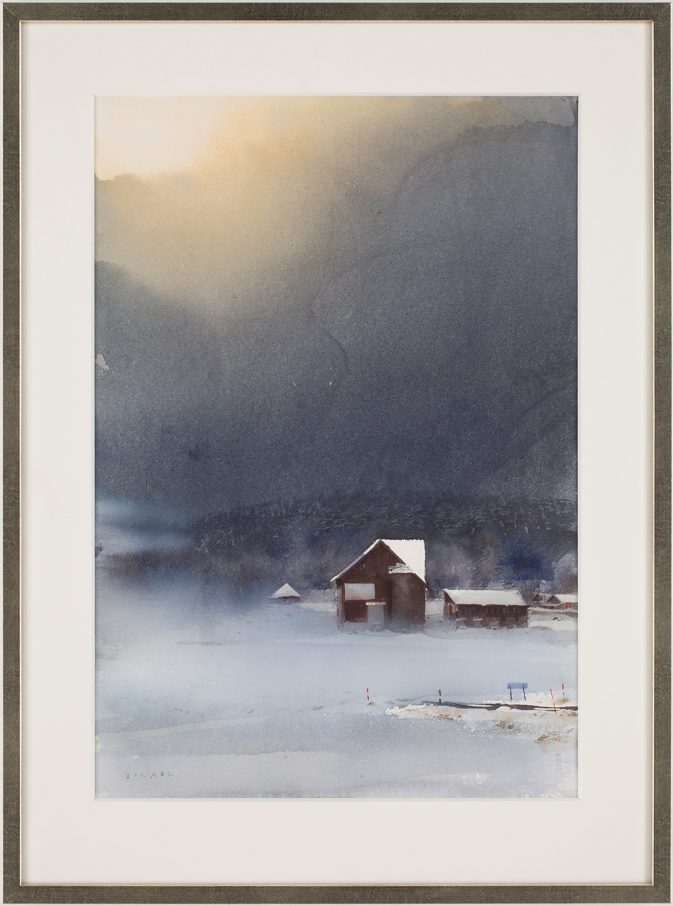 STANISLAW ZOLADZ, akvarell, signerad. - Bukowskis