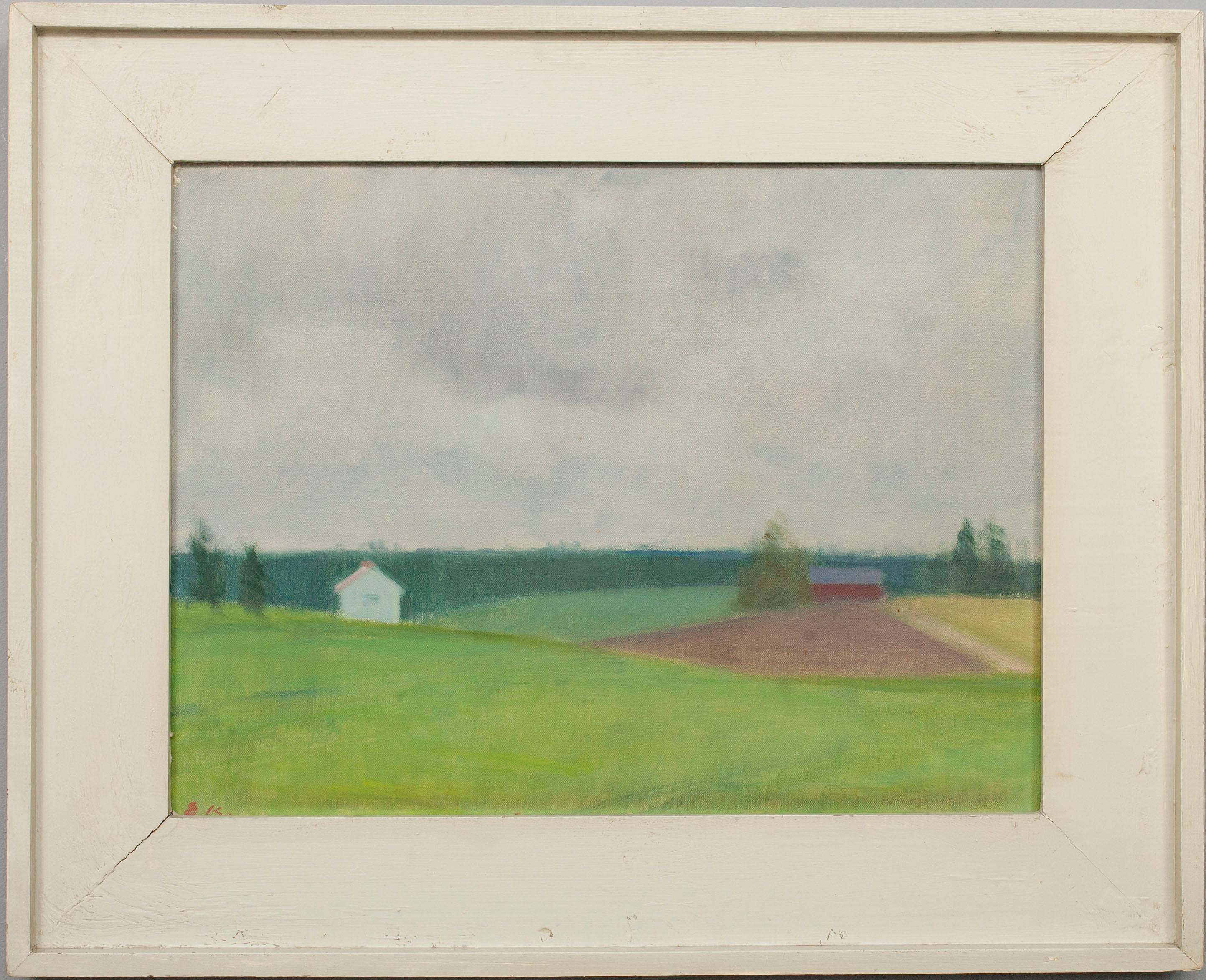 ERKKI KULOVESI, olja på duk signerad EK. - Bukowskis