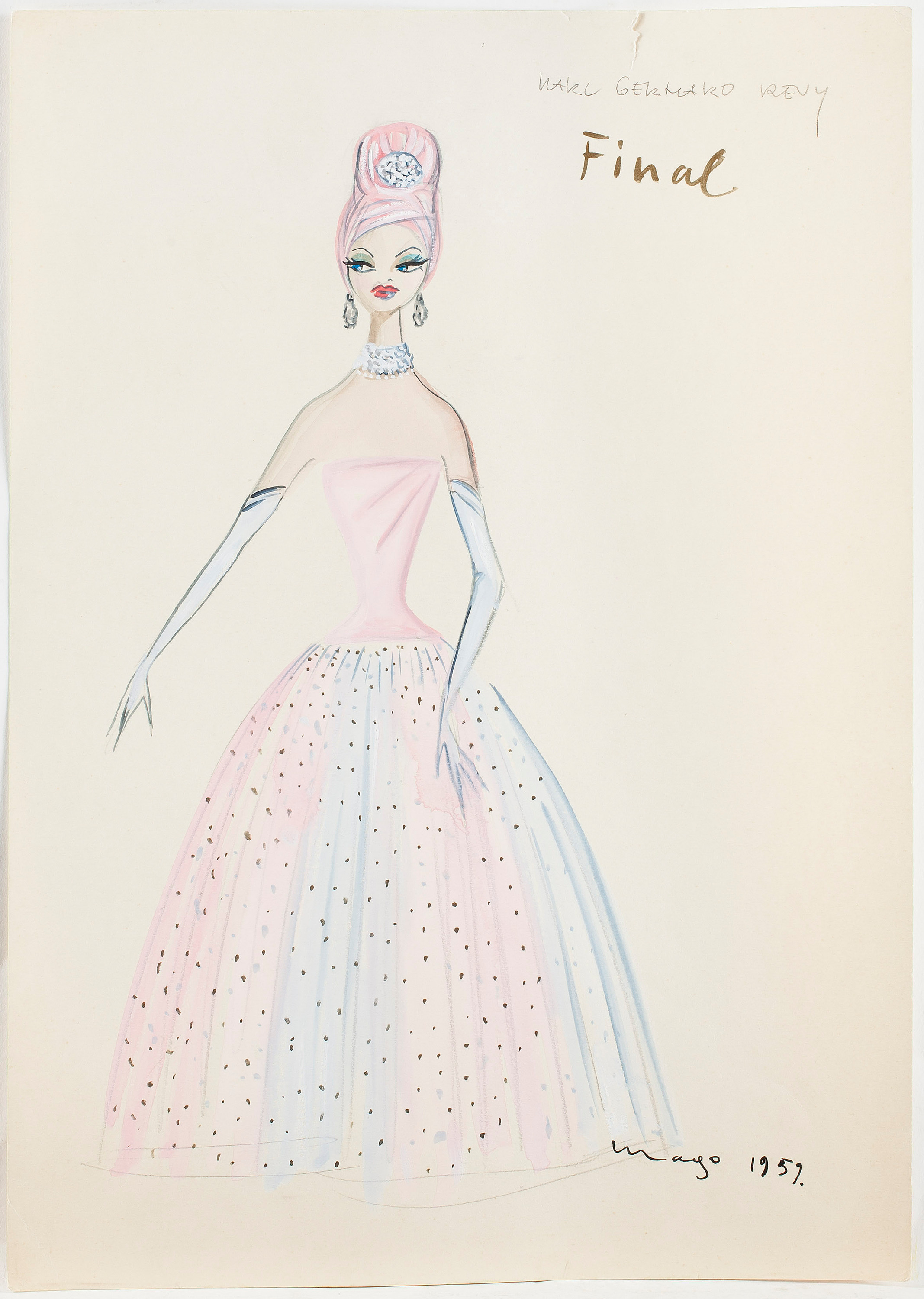 MAX GOLDSTEIN (MAGO), kostymskisser, 13 st, för bla "Brända tomten" och ...