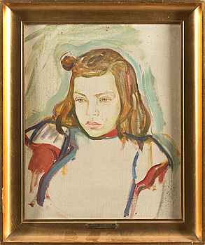 KARL ISAKSON, oljemålning på duk, ej sign. - Bukowskis