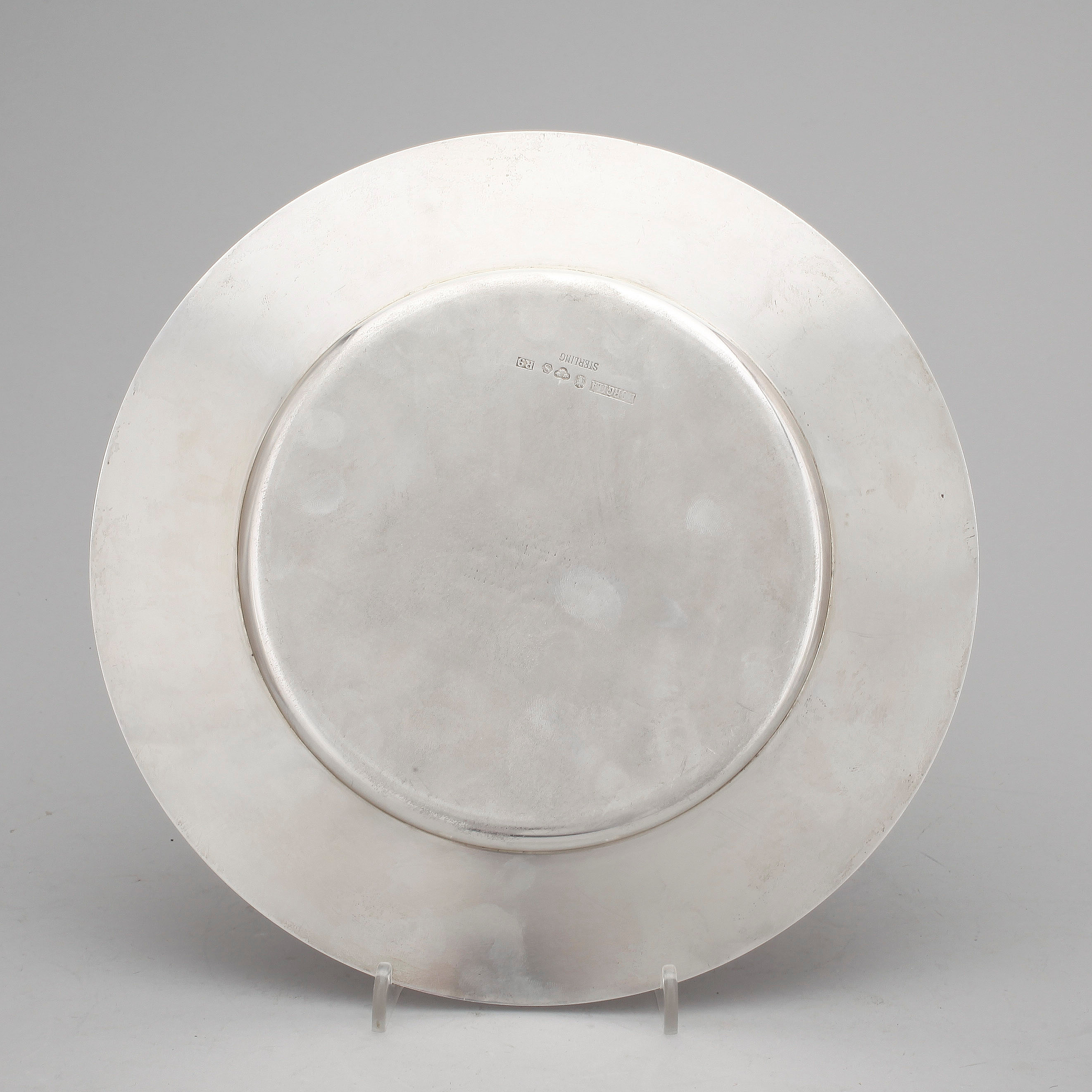 KUVERTTALLRIK, sterlingsilver, Borgila, Stockholm, 1967. Vikt ca 438g ...