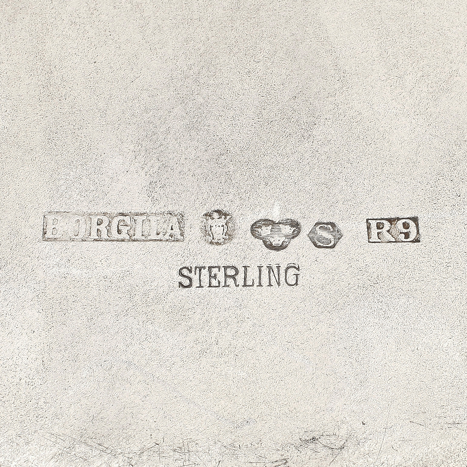 KUVERTTALLRIK, sterlingsilver, Borgila, Stockholm, 1967. Vikt ca 438g ...