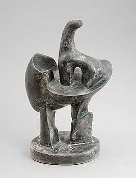 EDELBERT KÖB, skulptur, gips, signerad och daterad 1967. - Bukowskis