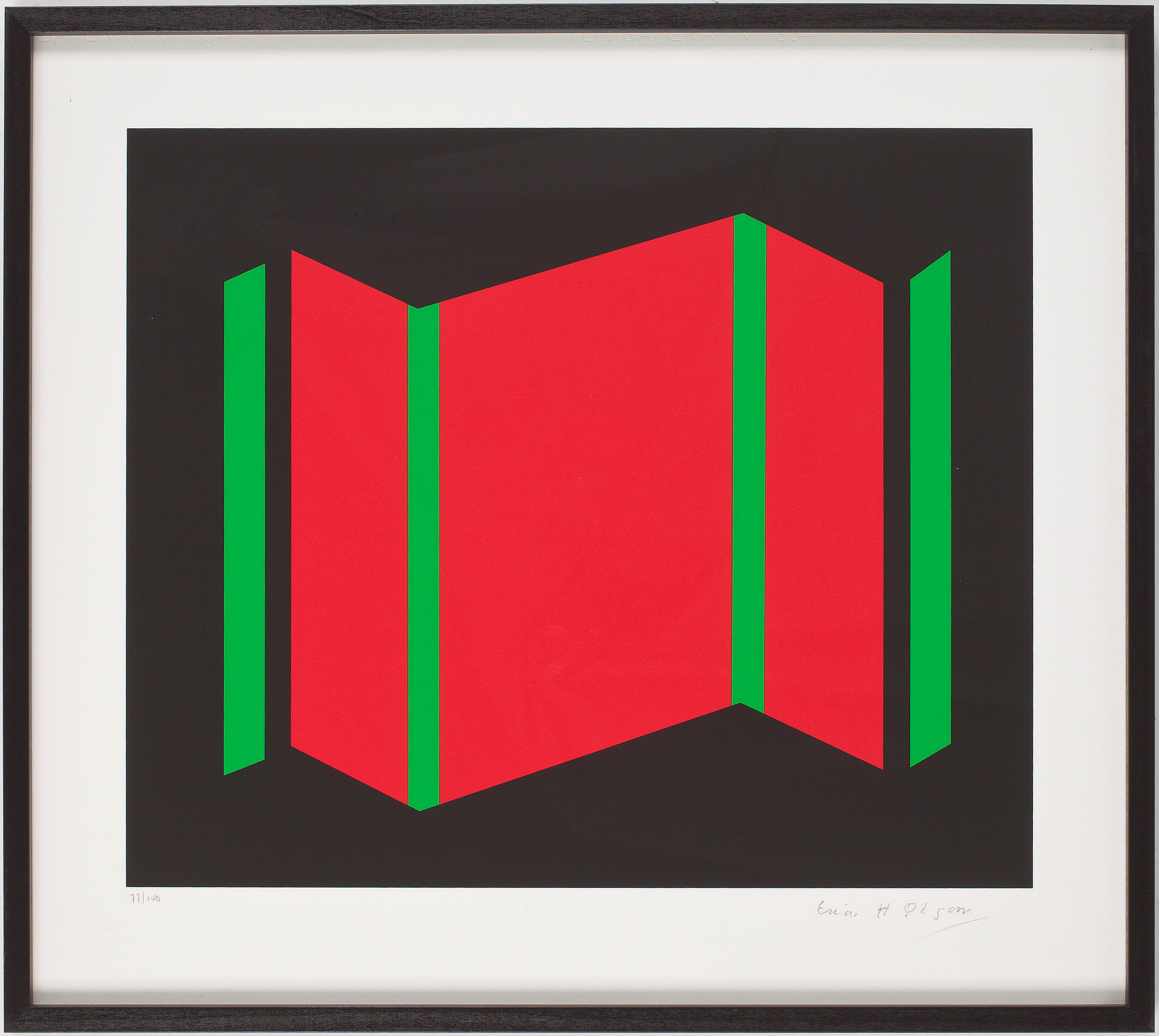 ERIC H OLSON, färglitografi, signerad o numrerad 77/100. - Bukowskis