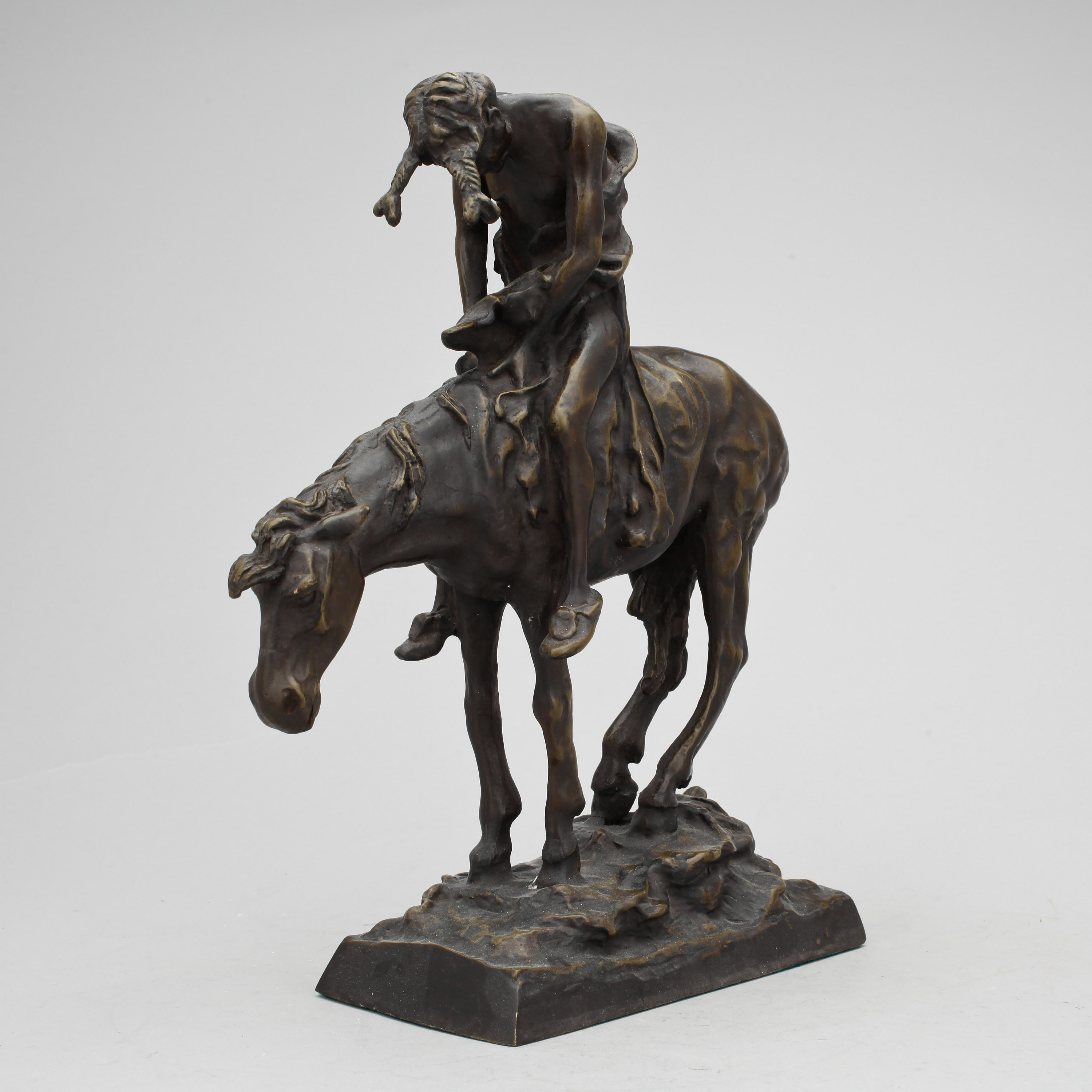 JAMES EARLE FRASER, efter, skulptur, brons. - Bukowskis