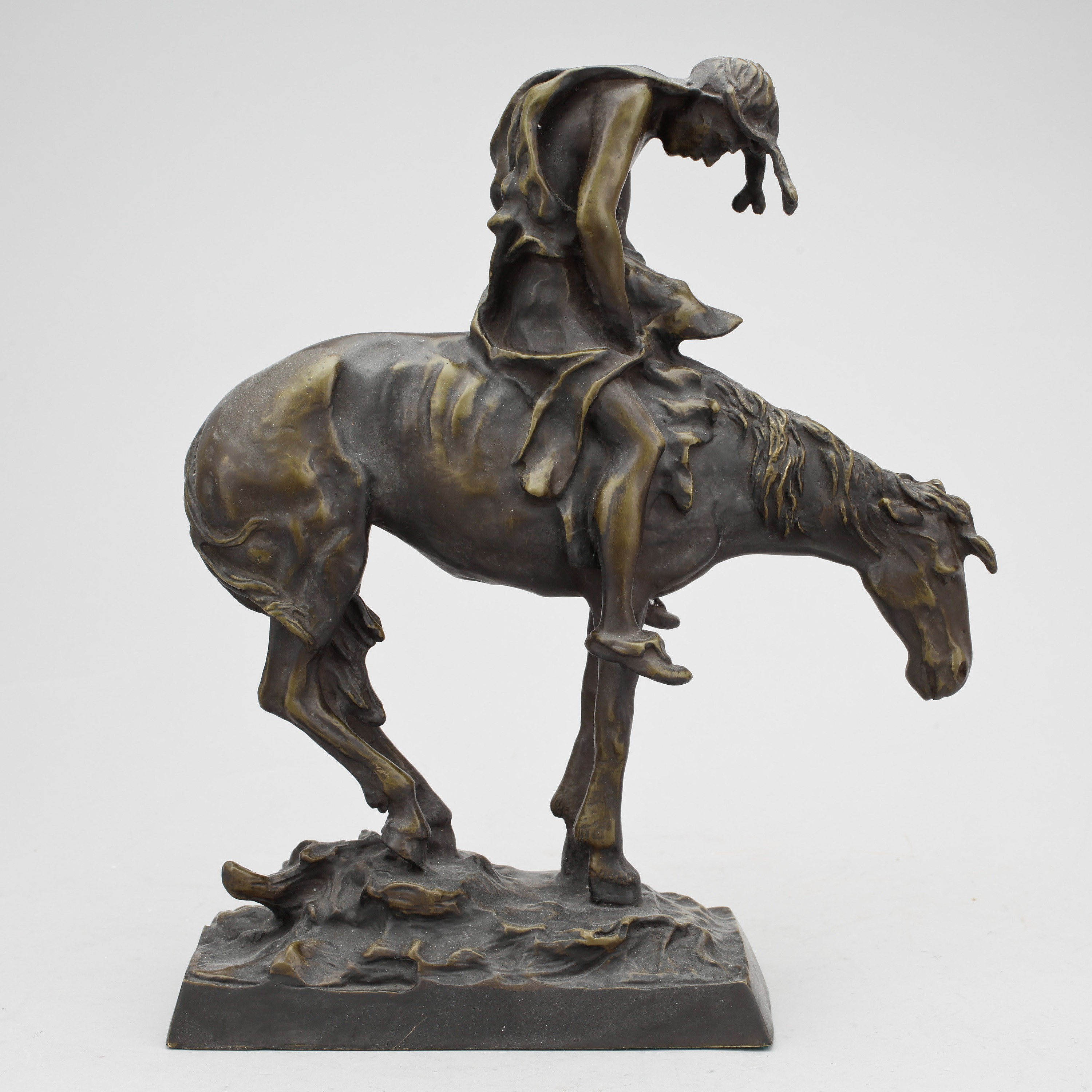 JAMES EARLE FRASER, efter, skulptur, brons. - Bukowskis
