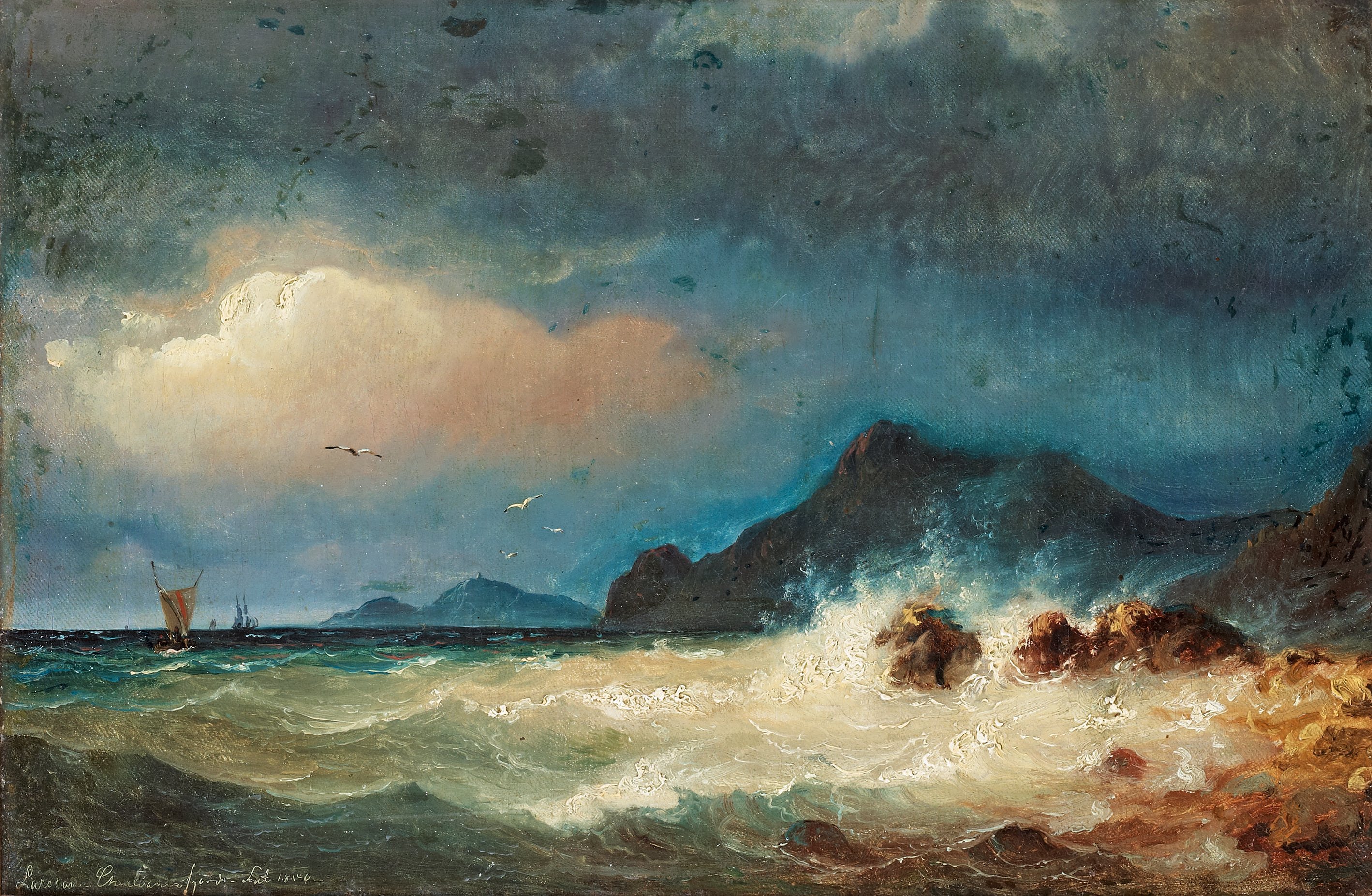 Marcus Larsson, Marin motif from Christiania. - Bukowskis