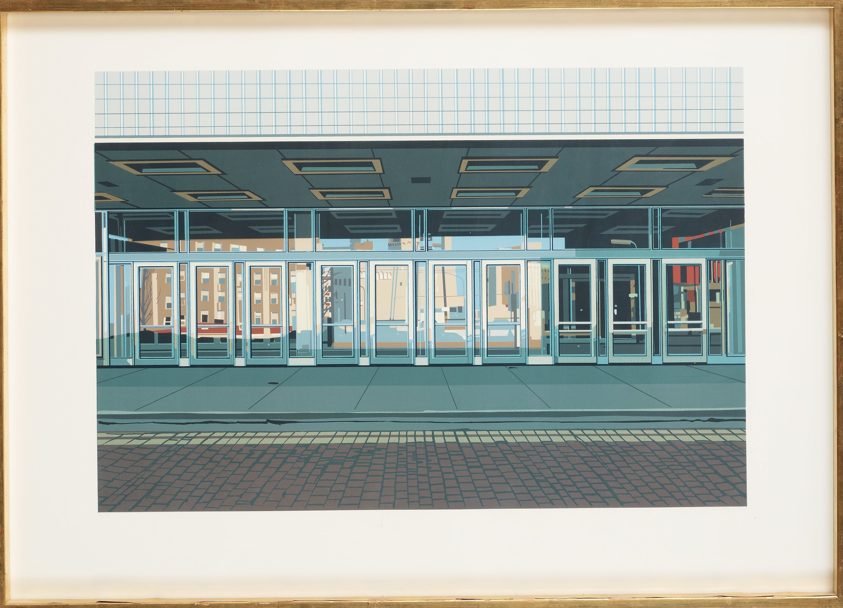 Richard Estes, "Urban landscapes". - Bukowskis
