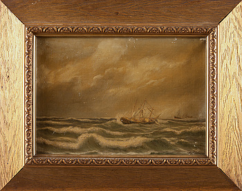 OKÄND KONSTNÄR, oljemålning, sign A. Nilsson. - Bukowskis