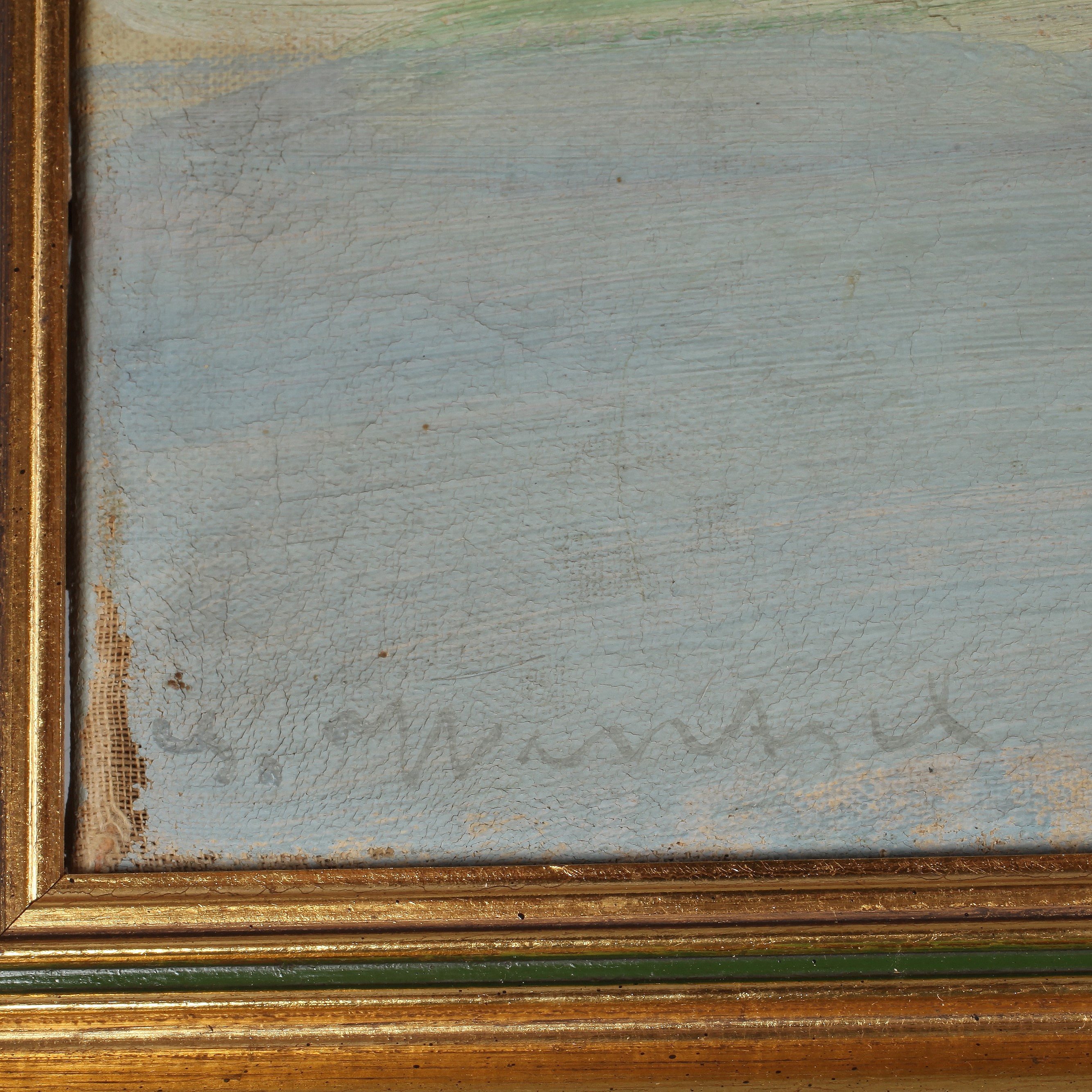 GUSTAV WENTZEL, olja på duk, signerad. - Bukowskis