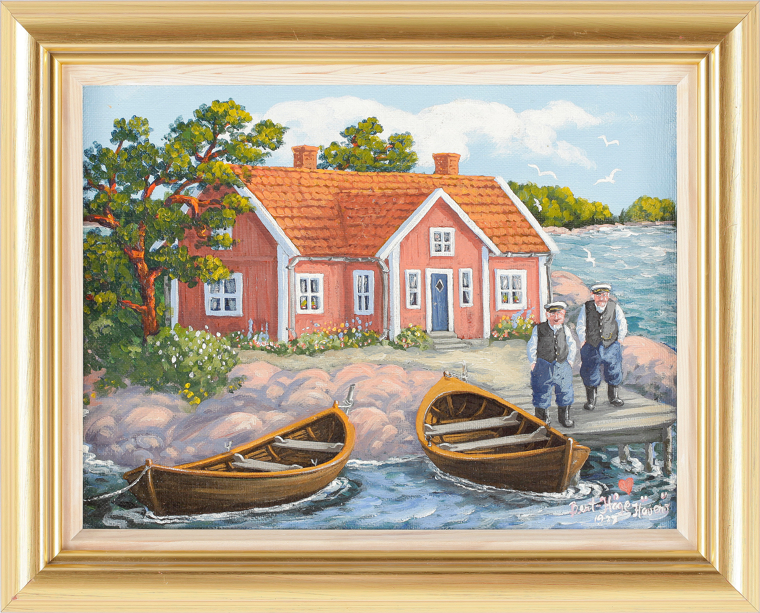 BERT HÅGE HÄVERÖ, olja på duk, signerad och daterad 1977. - Bukowskis