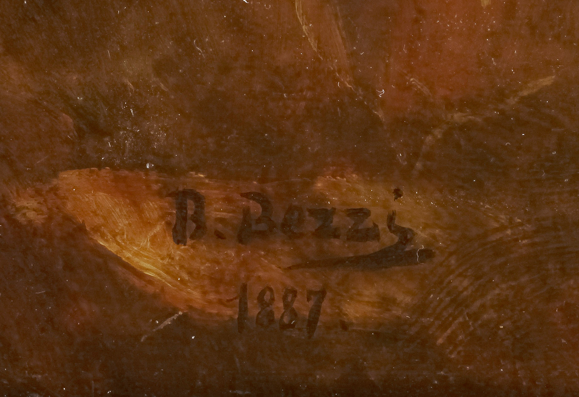 BARTOLOMEO BEZZI (ITALIEN), olja på duk, signerad och daterad 1887 ...