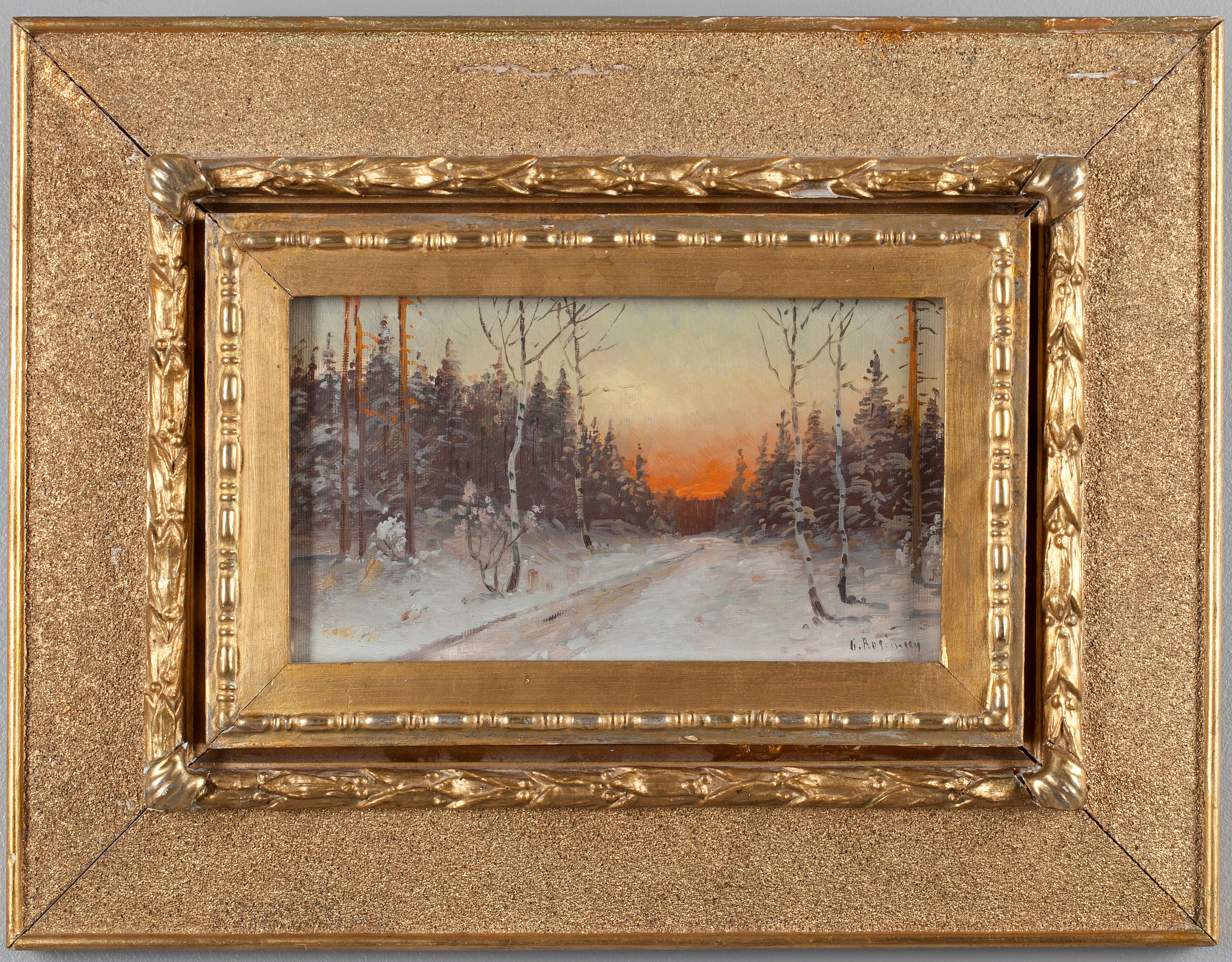 GRIGORY ROSINSKY, öljy levylle, signeerattu. - Bukowskis