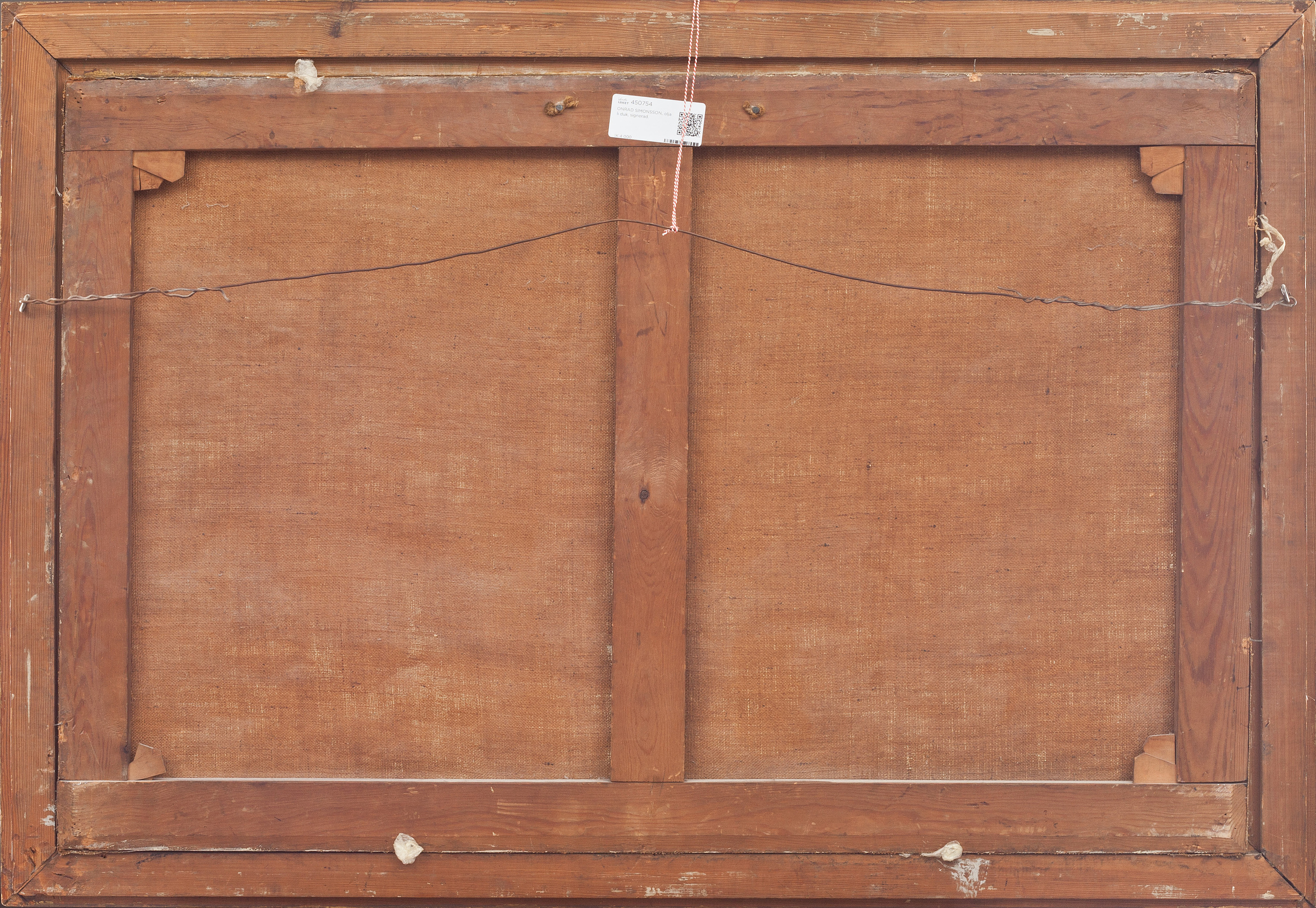 KONRAD SIMONSSON, olja på duk, signerad. - Bukowskis