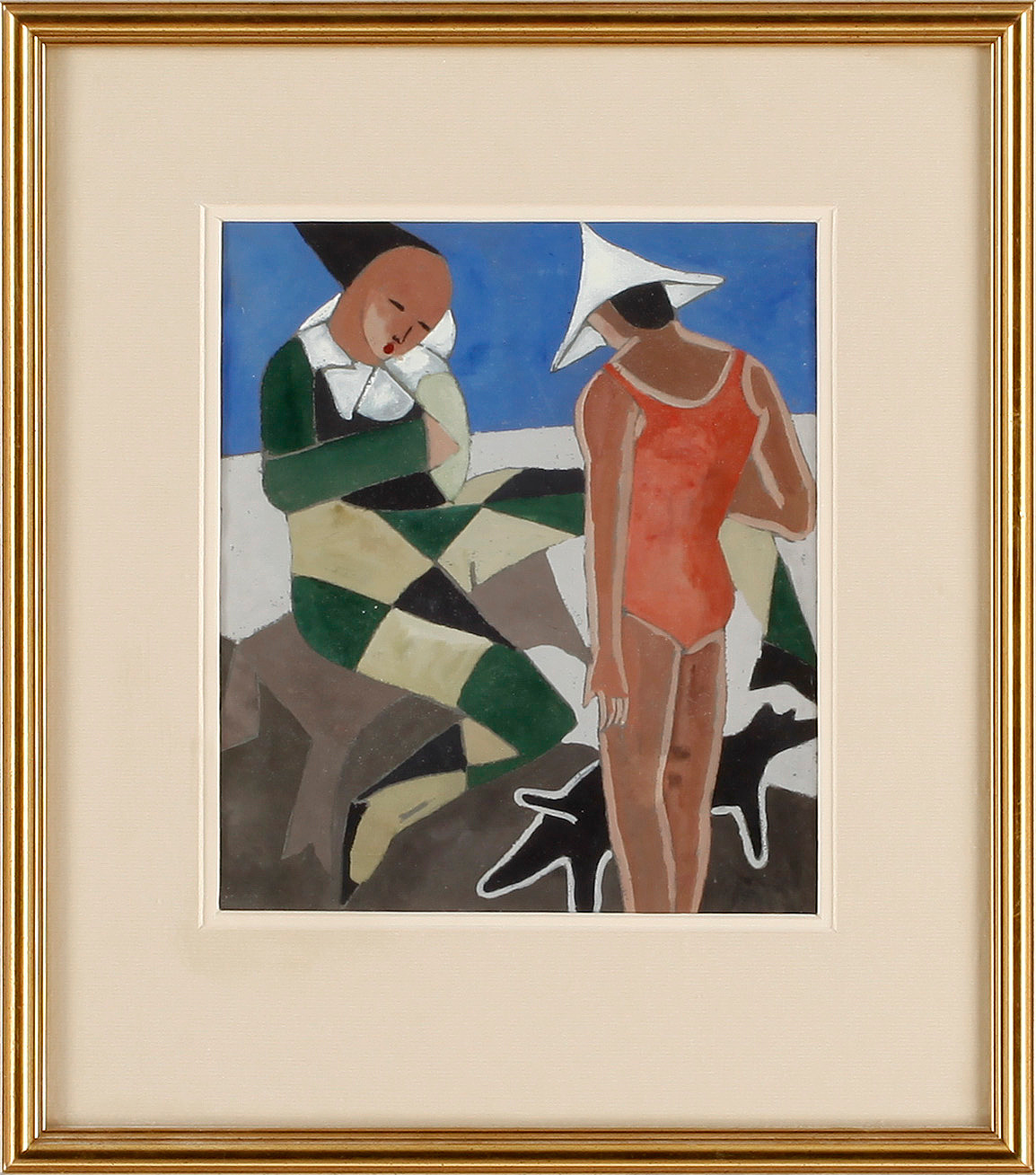 BRITA NORDENCREUTZ, Akvarell och gouache. Ej sign. - Bukowskis