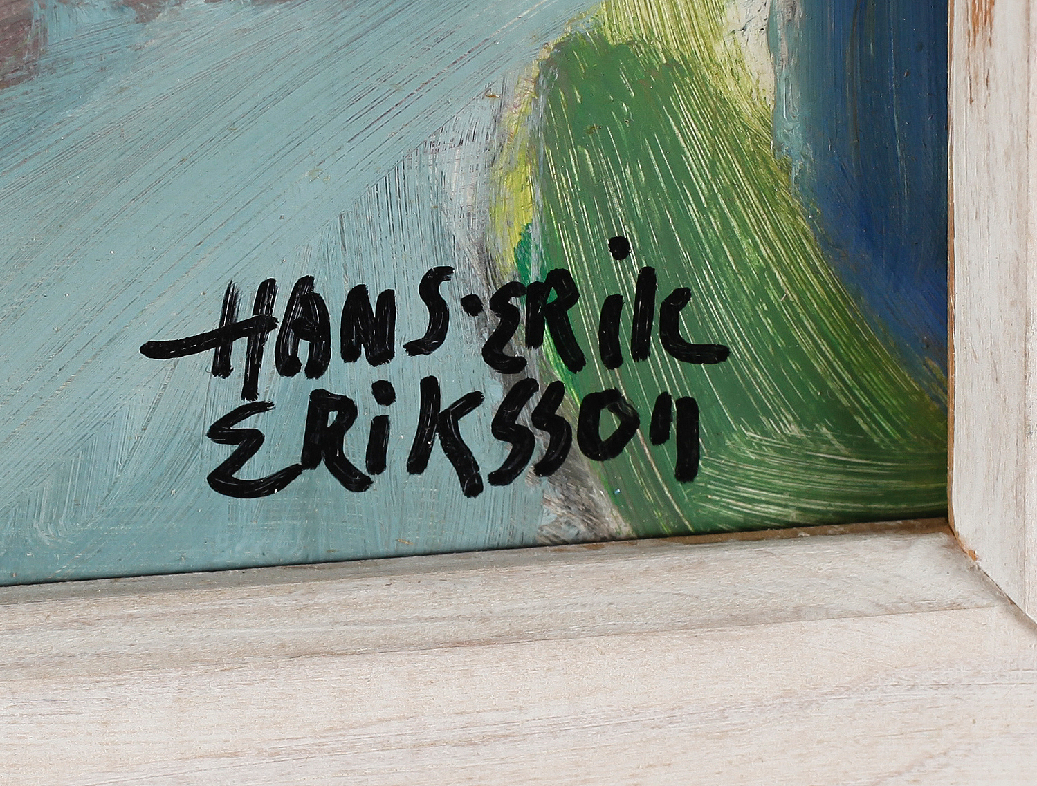 HANS-ERIC ERIKSSON, olja på pannå, signerad. - Bukowskis