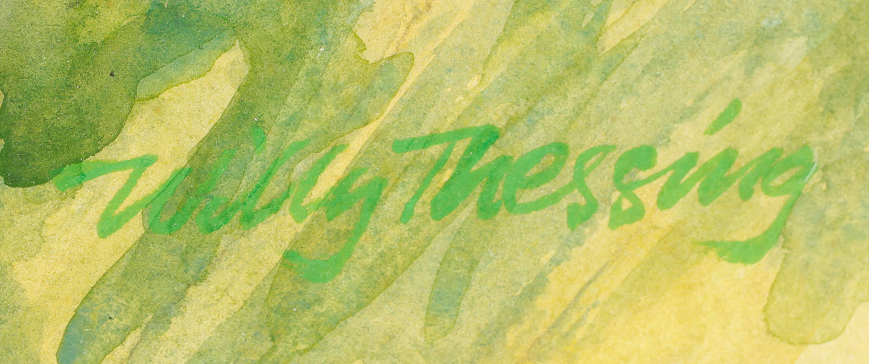 WILLY THESSING. Akvarell, sign. - Bukowskis